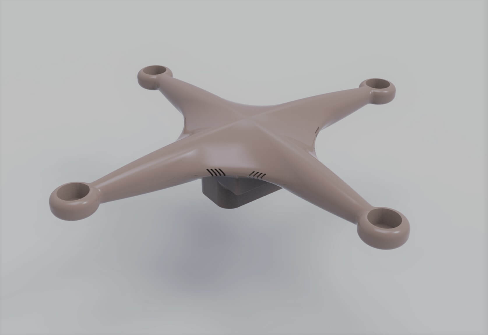 Drone Quadcopter - 3D Model by Cadd-Edutec