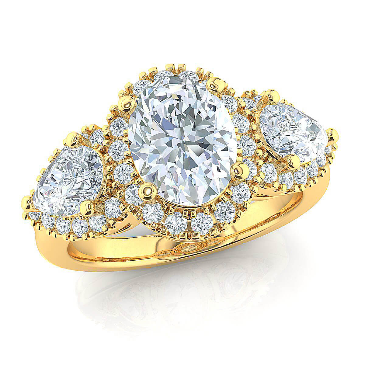 Fancy Ring - 3D Model by caddesign