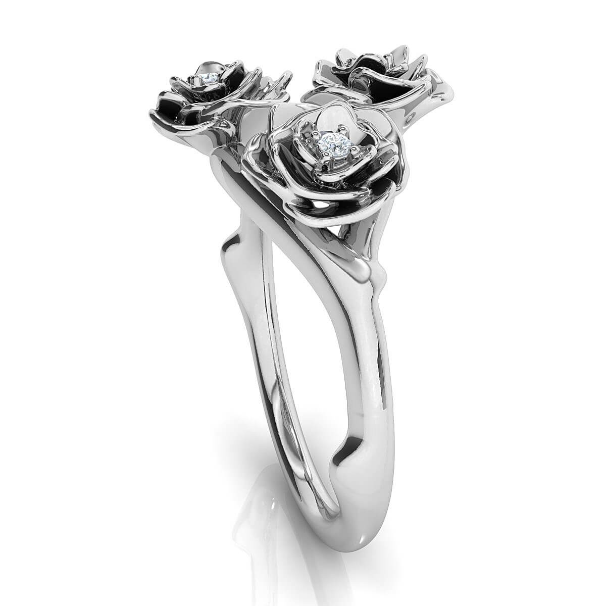 Flower Ring - 3D Model by caddesign