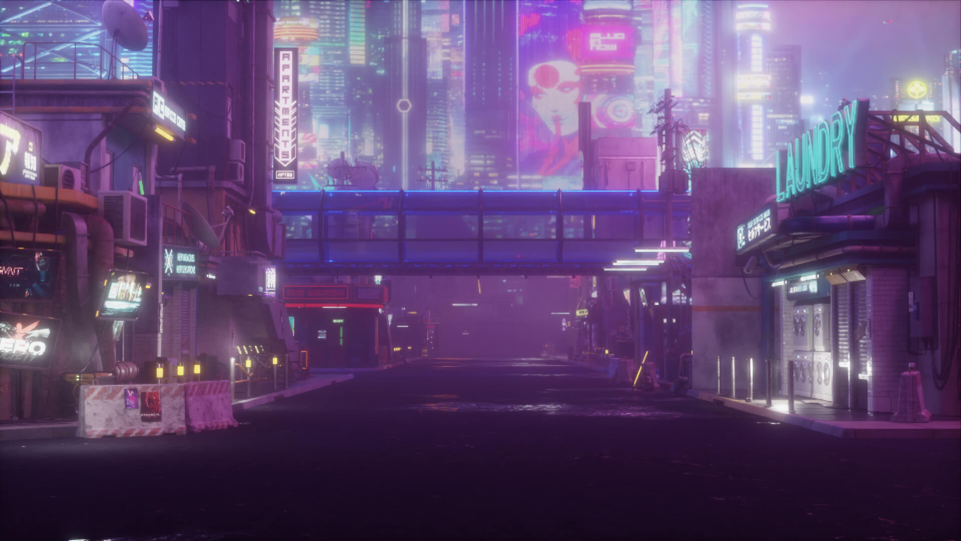 Cyber Downtown Modular Kit - 3D Model by CADFORGE