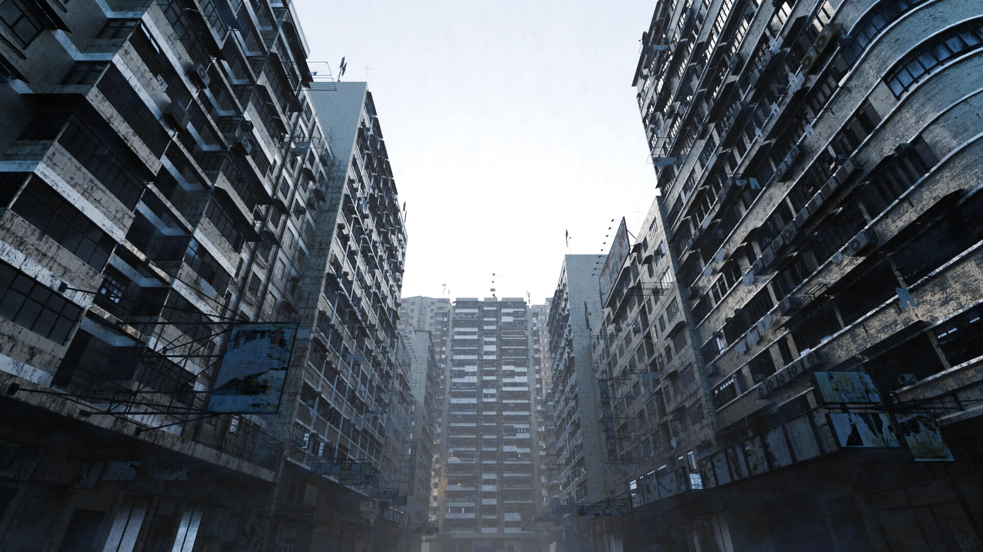 Kowloon Slums Modular Kit - 3D Model by CADFORGE