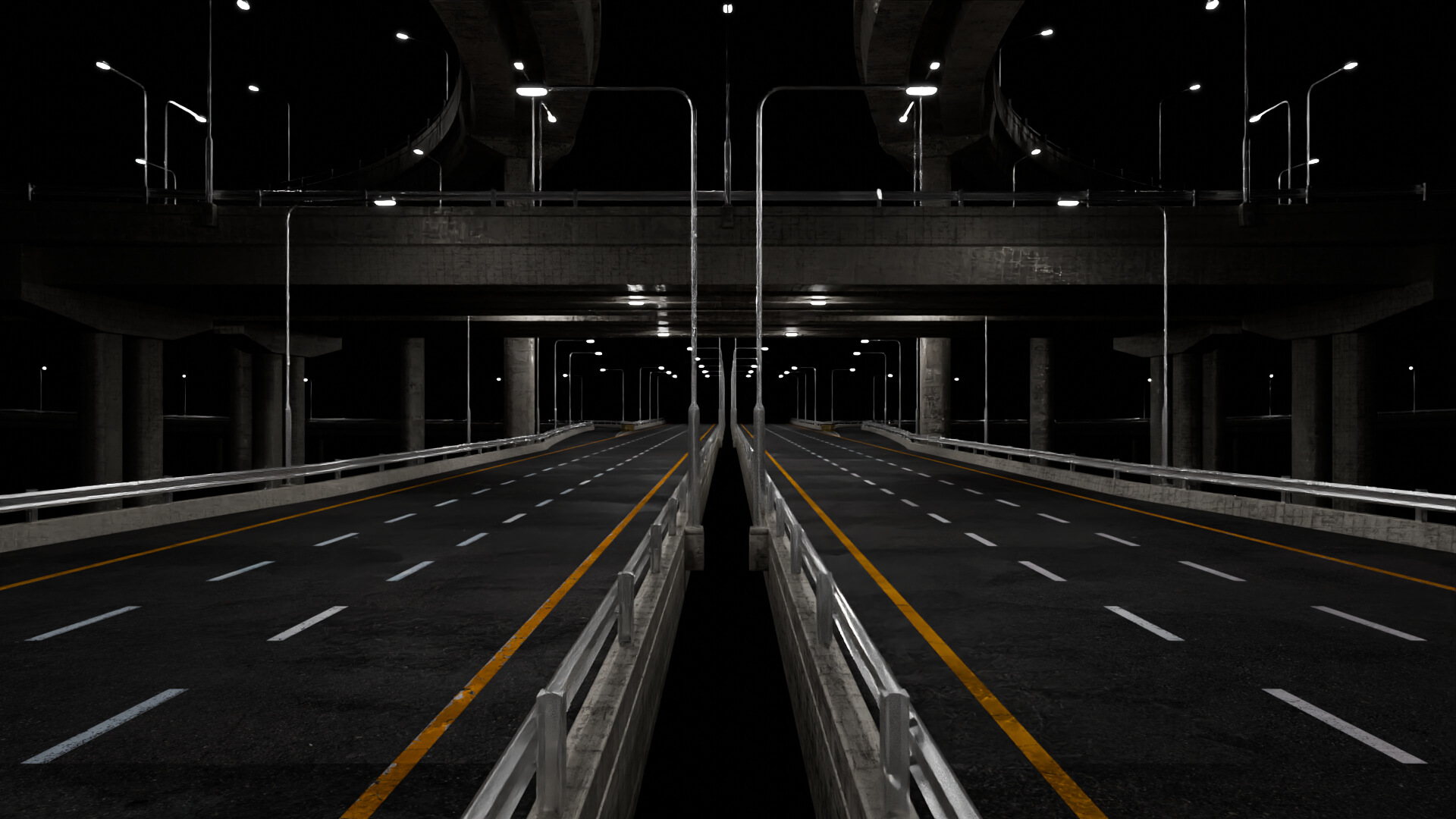 Roadway System Modular Kit - 3D Model by CADFORGE