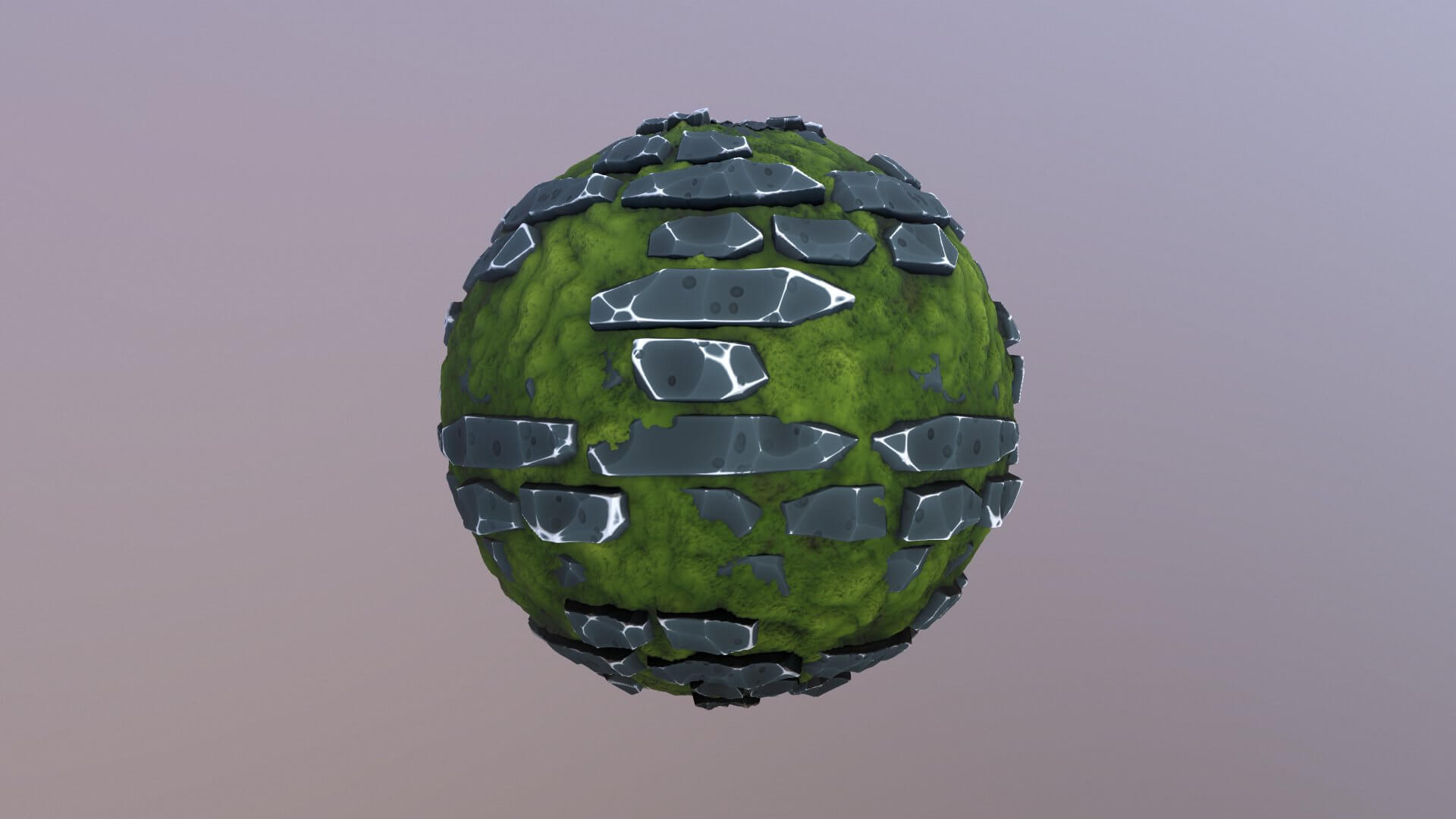 4K Stylized Mossy Brick Texture by CADFORGE