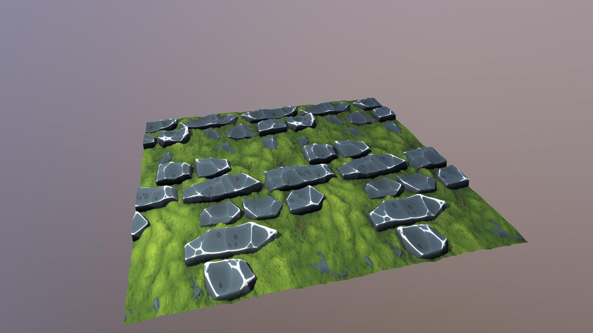 4K Stylized Mossy Brick Texture by CADFORGE