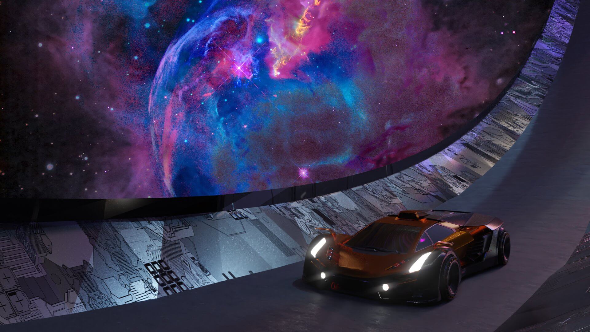 Super Car Kitbash - 3D Model by CADFORGE