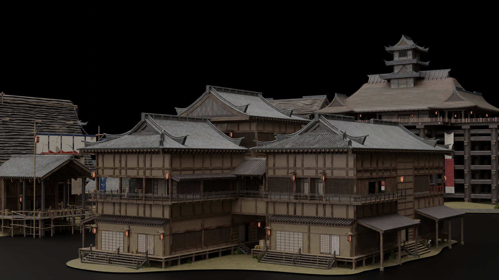 Tokugawa Modular Kit - 3D Model by CADFORGE