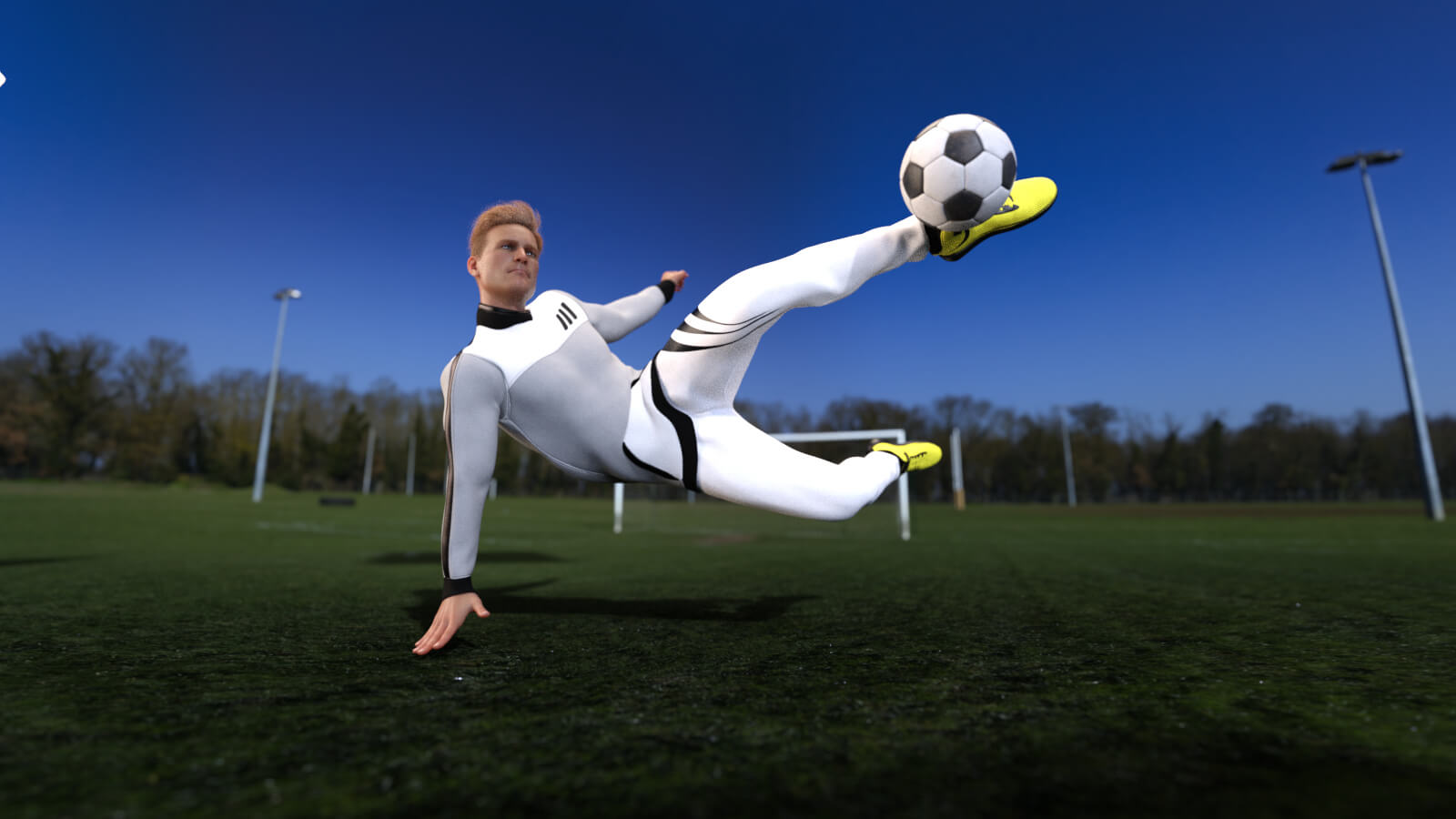 Csr - Football (Soccer) Poses For G8M Daz Content by CaesarTheGreat