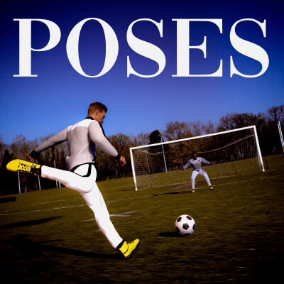 Csr - Football (Soccer) Poses For G8M Daz Content by CaesarTheGreat