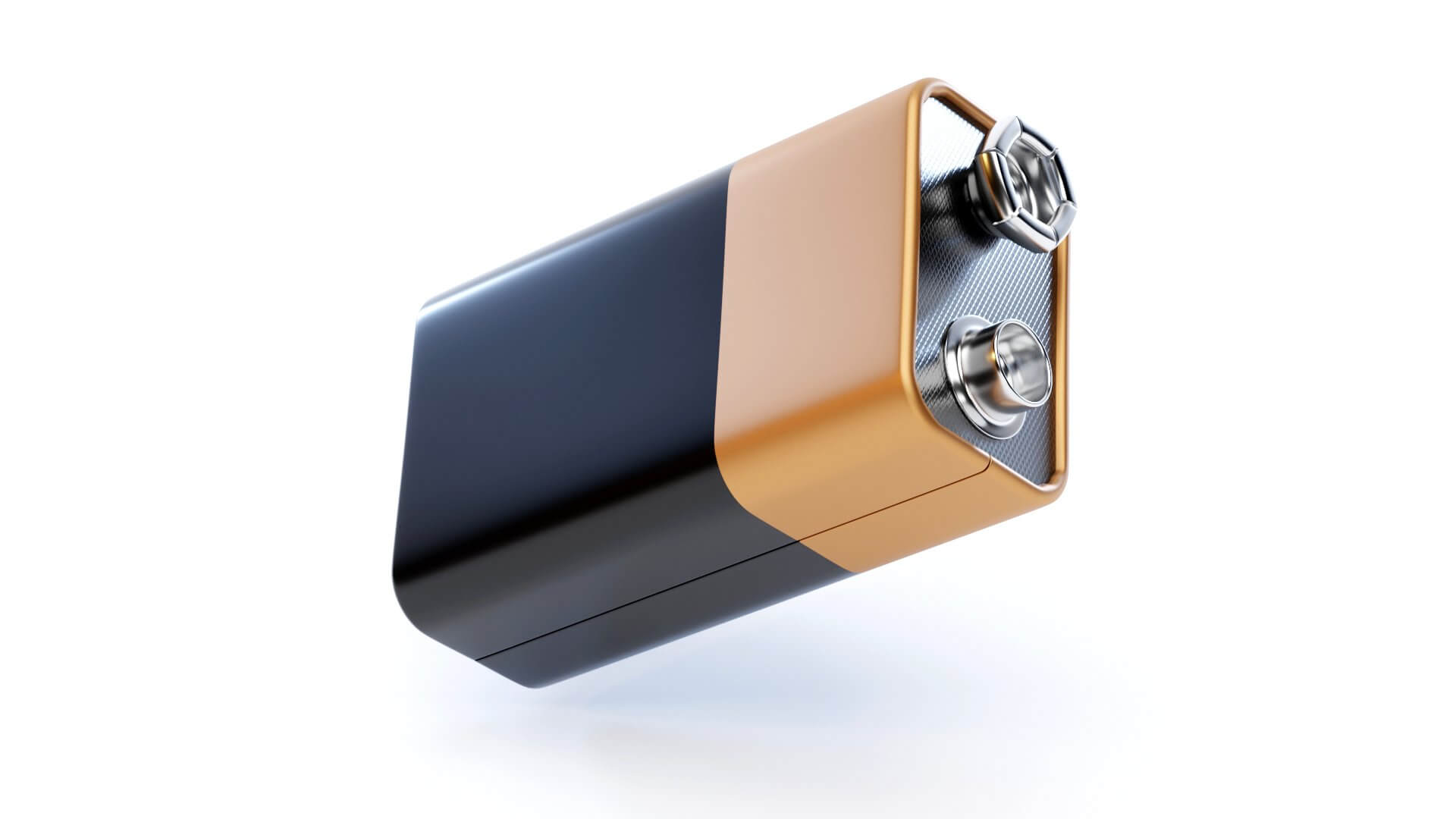 9V Battery - 3D Model by cagatay_cetin