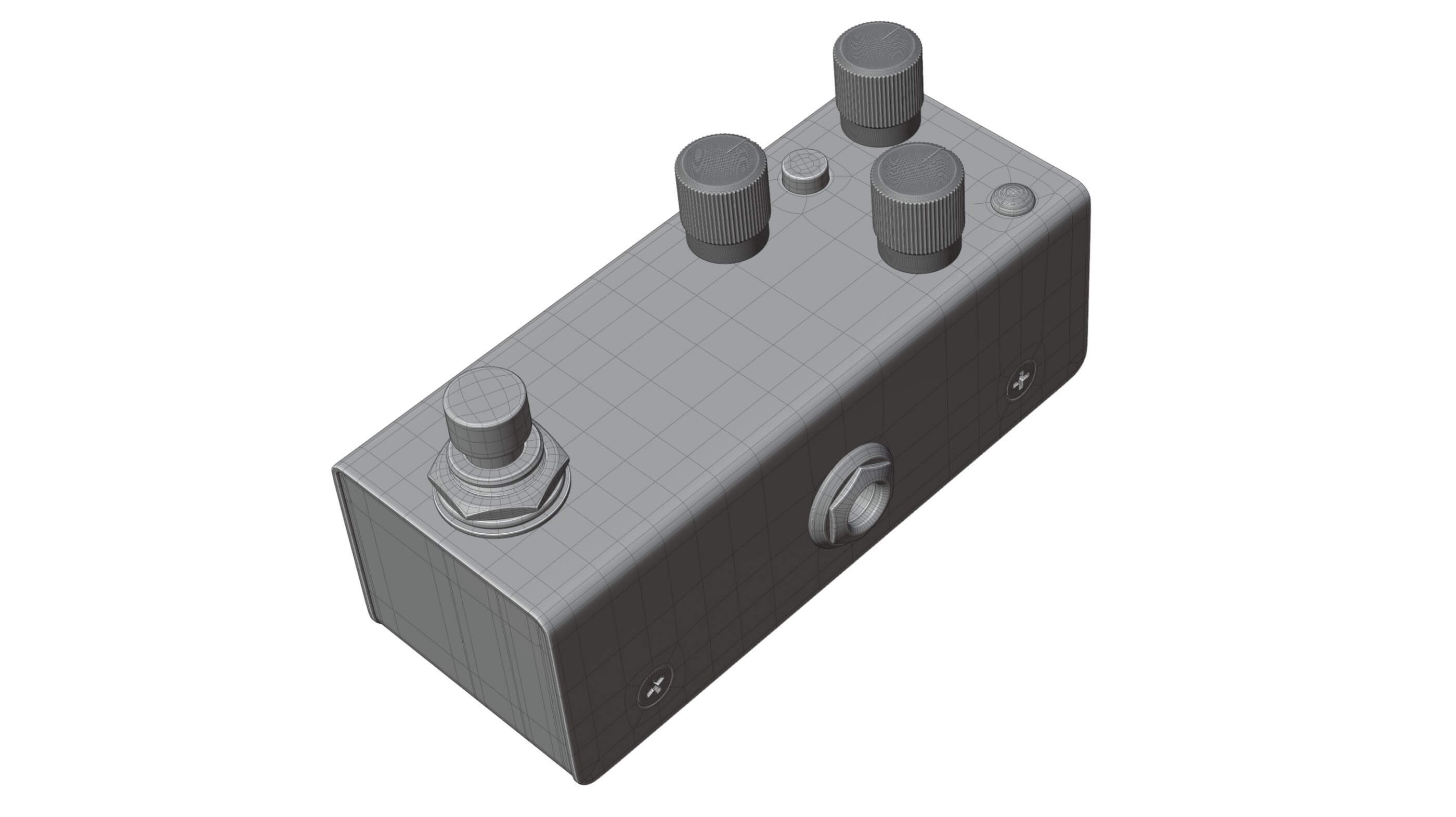 Aguilar Storm King Bass Distortion Fuzz Pedal - 3D Model by cagatay_cetin