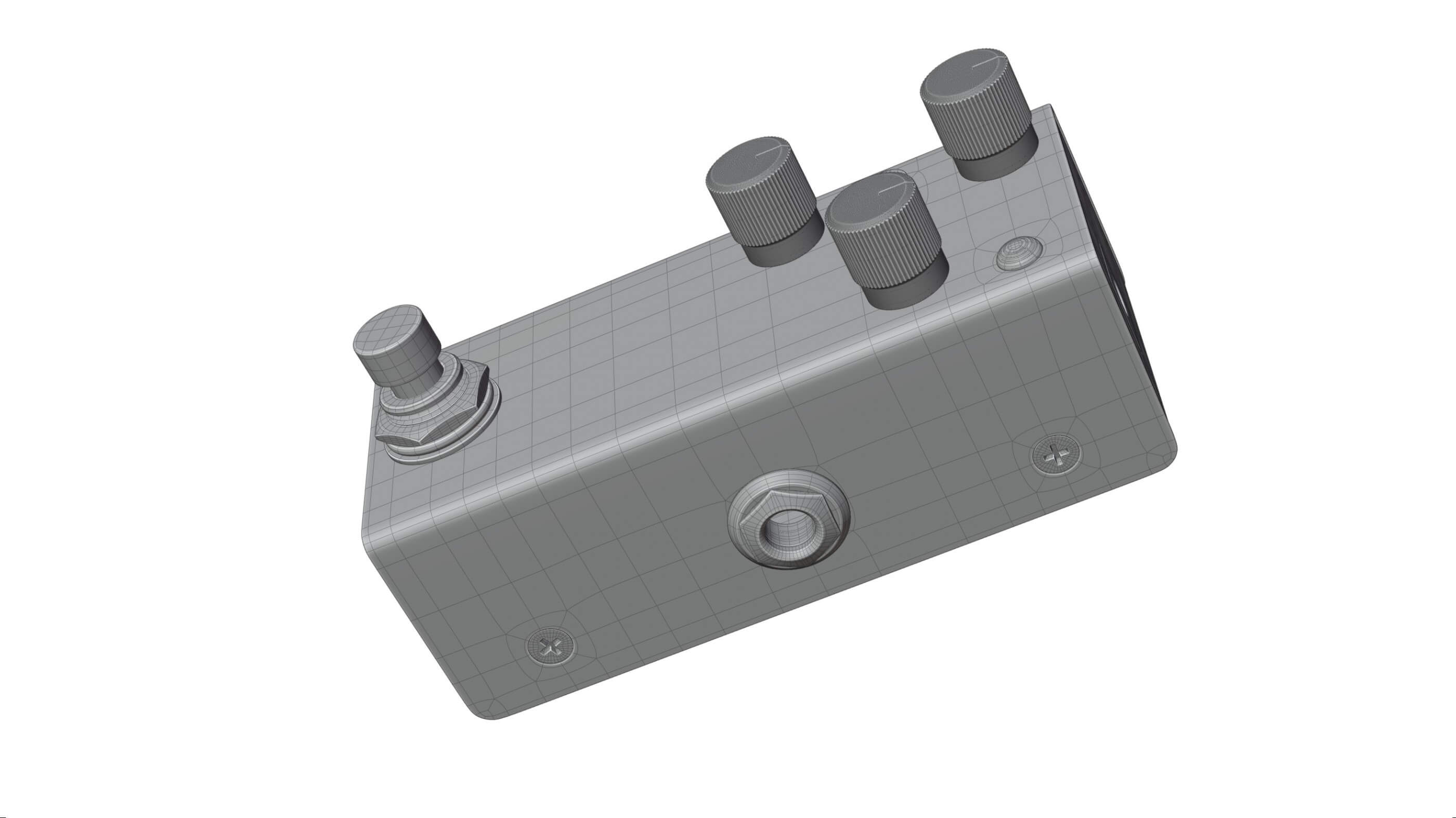 Aguilar Storm King Bass Distortion Fuzz Pedal - 3D Model by cagatay_cetin