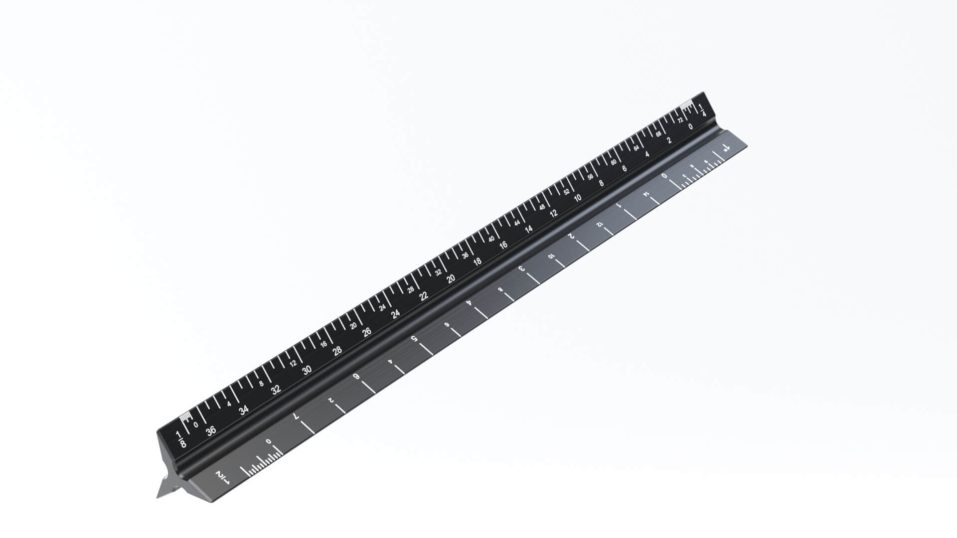 Architectural Scale Ruler - 3D Model by cagatay_cetin