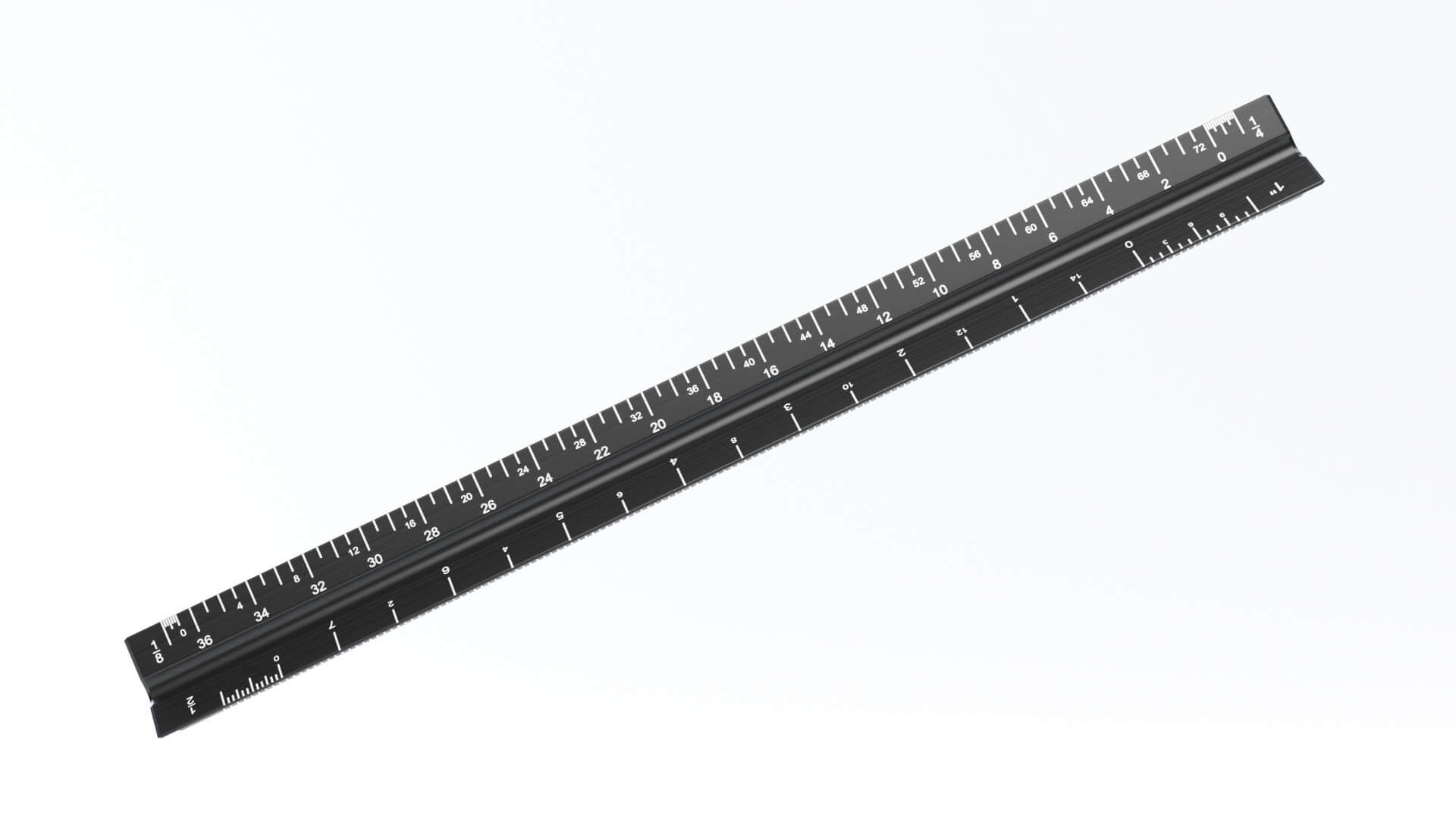 Architectural Scale Ruler - 3D Model by cagatay_cetin