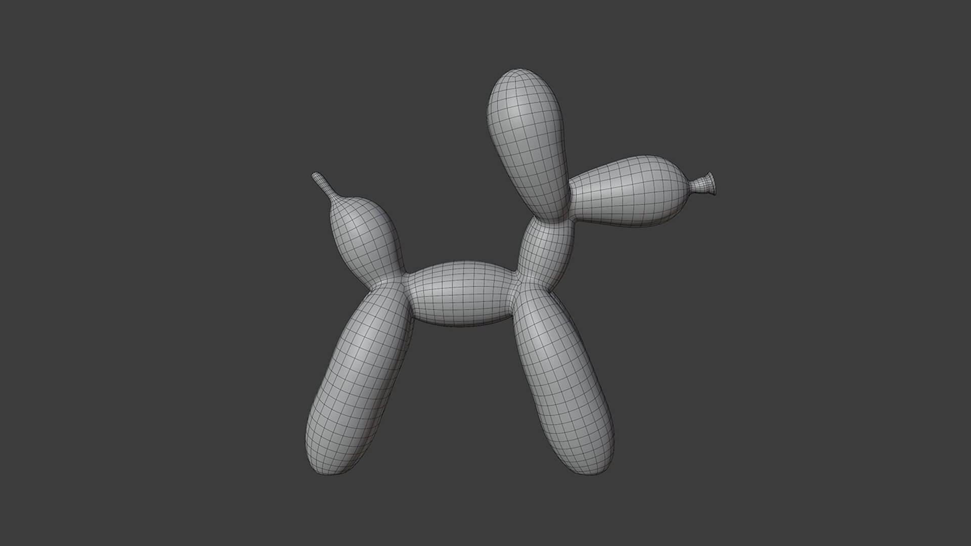 Balloon Dog - 3D Model by cagatay_cetin