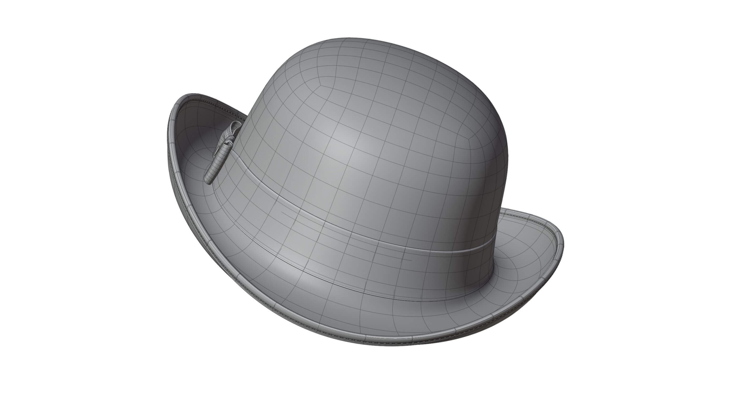 Bowler Hat - 3D Model by cagatay_cetin