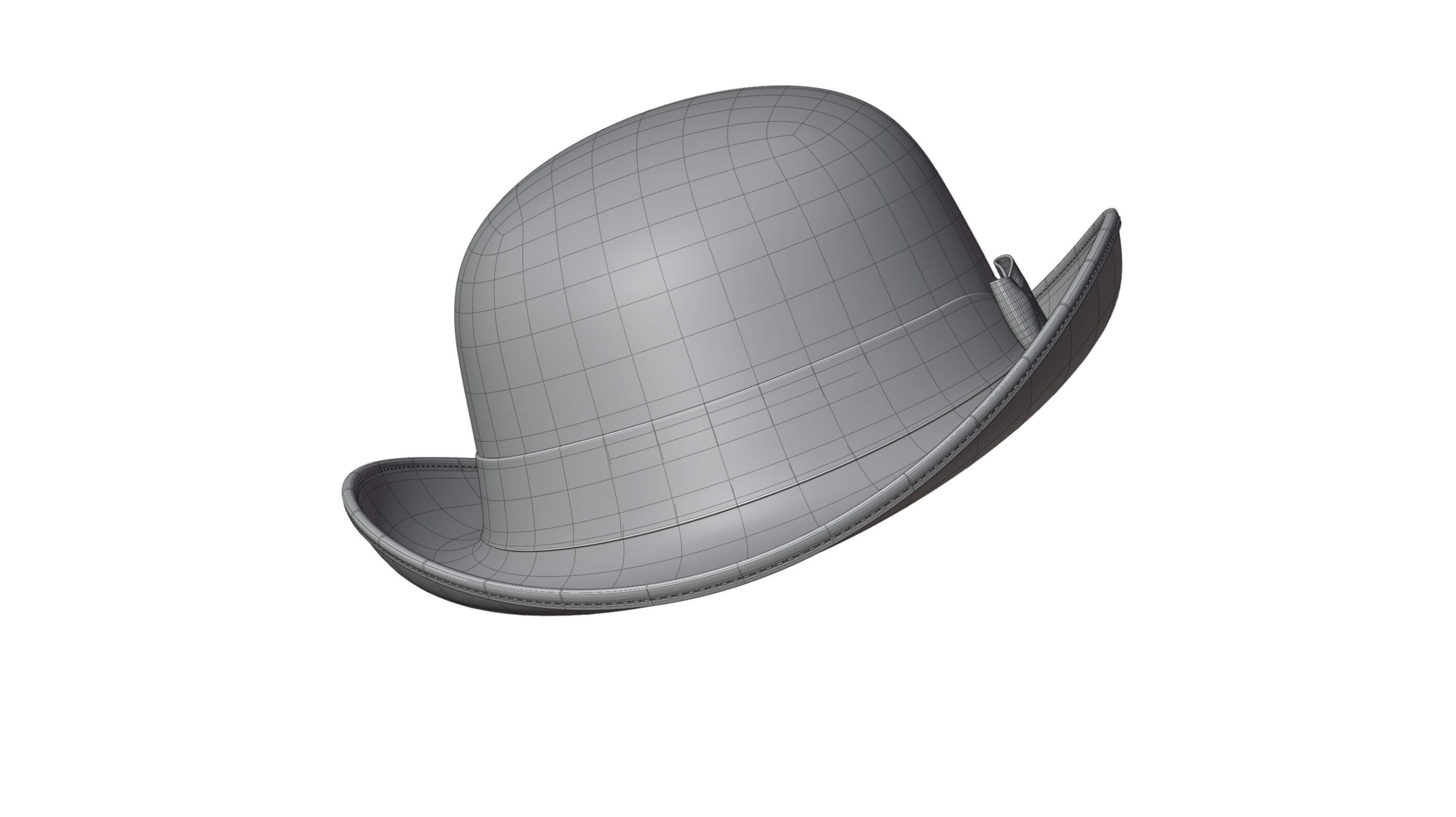Bowler Hat - 3D Model by cagatay_cetin