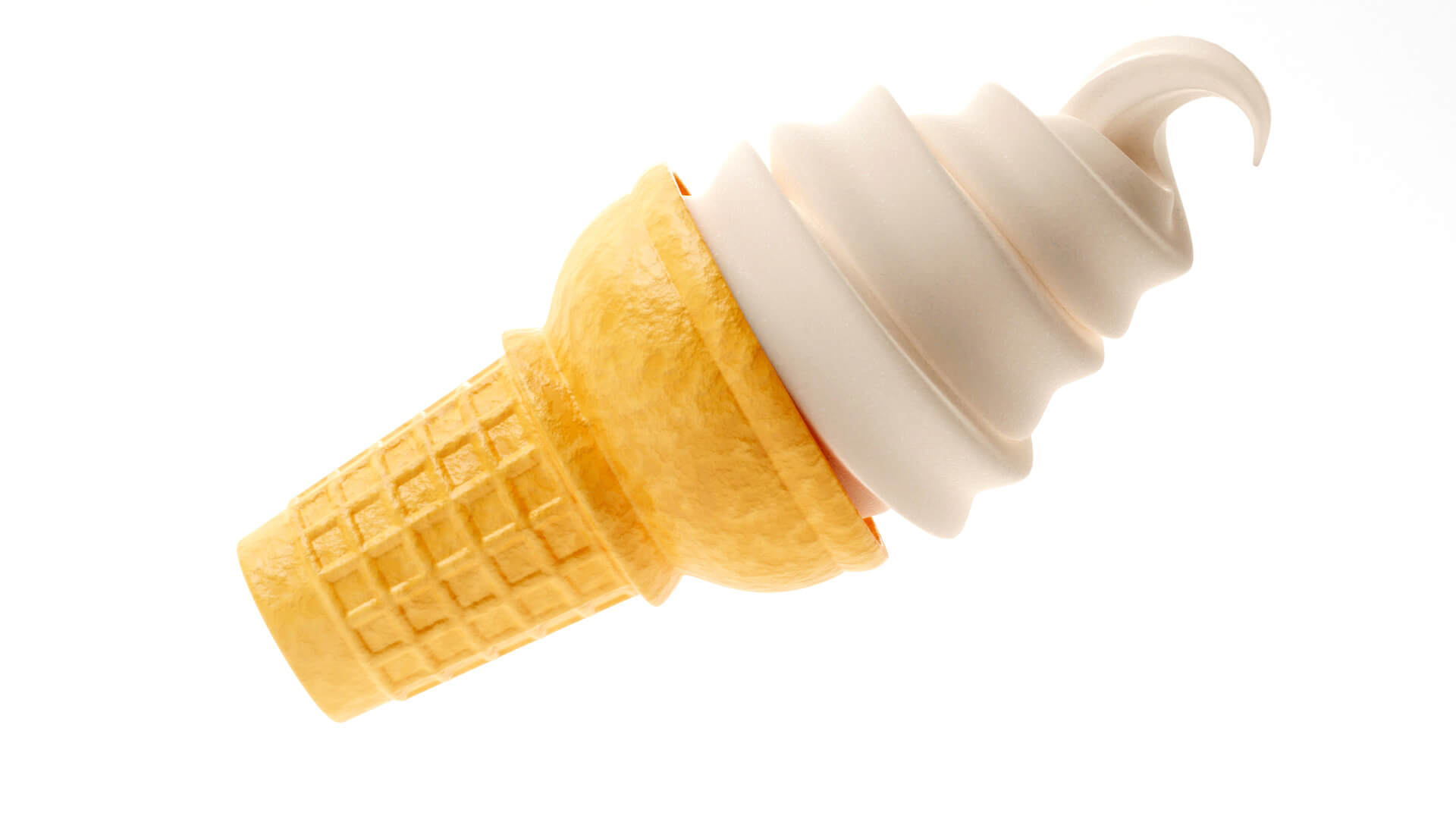 Ice Cream Cone - 3D Model by cagatay_cetin
