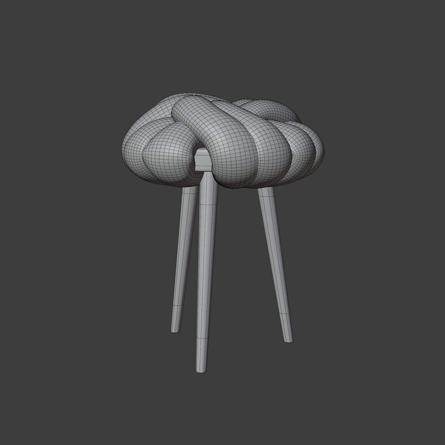 Knot Stool - 3D Model by cagatay_cetin