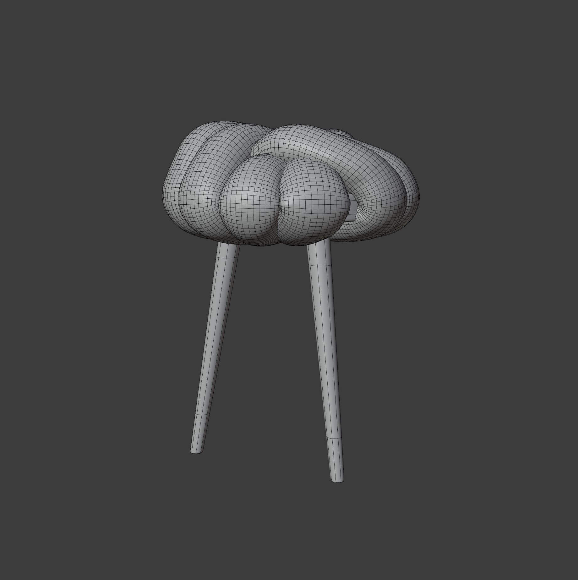 Knot Stool - 3D Model by cagatay_cetin