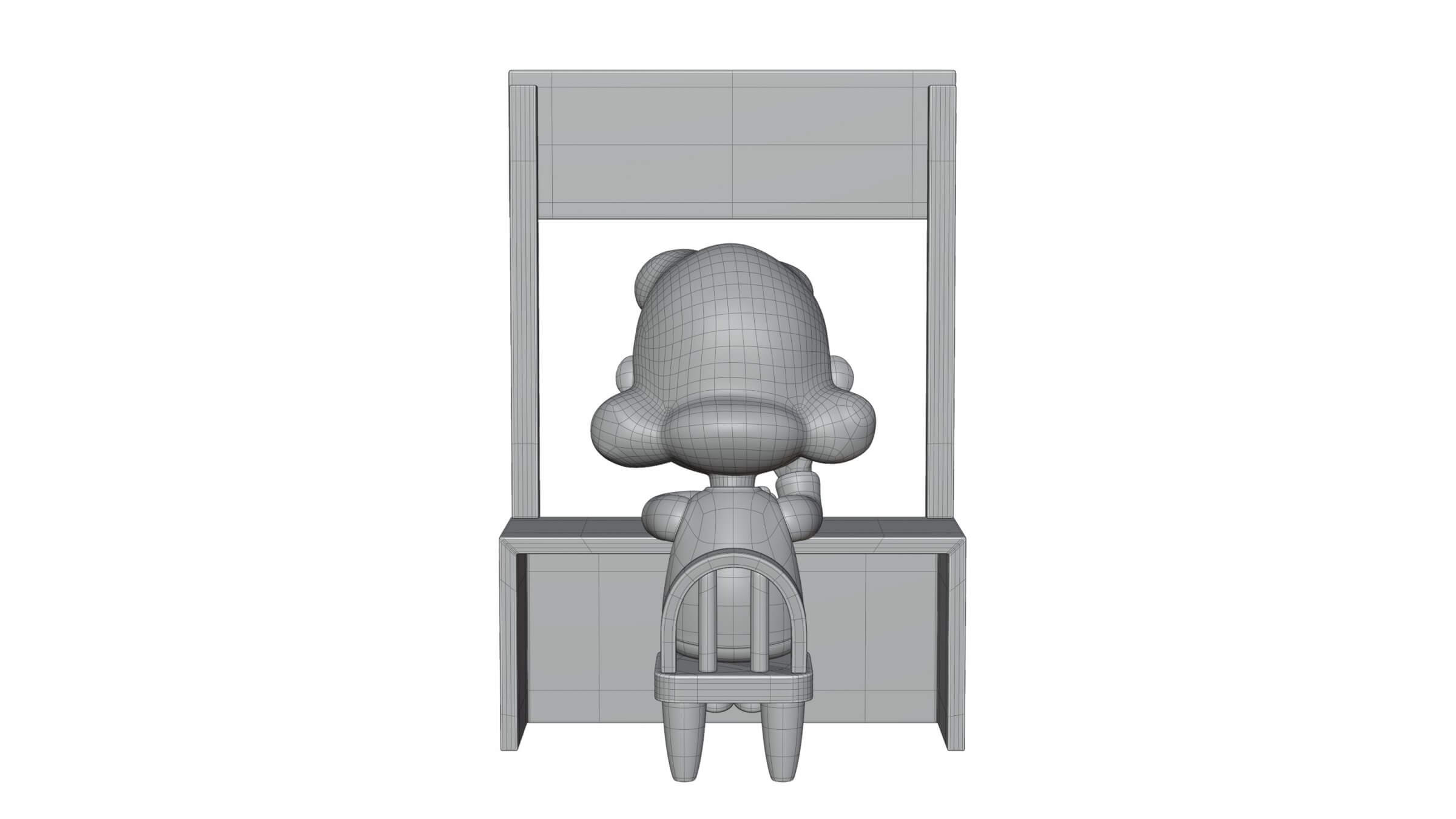 Lucy Psychiatric Booth - 3D Model by cagatay_cetin