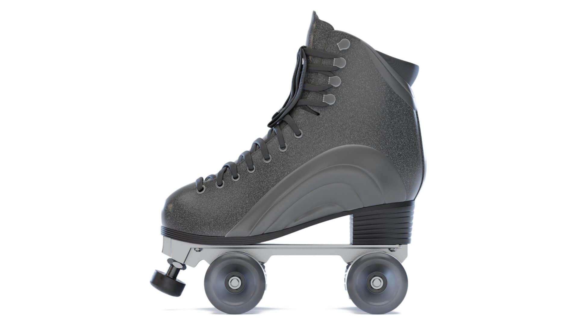 Moxi Rainbow Rider Roller Skates Monochrome - 3D Model by cagatay_cetin
