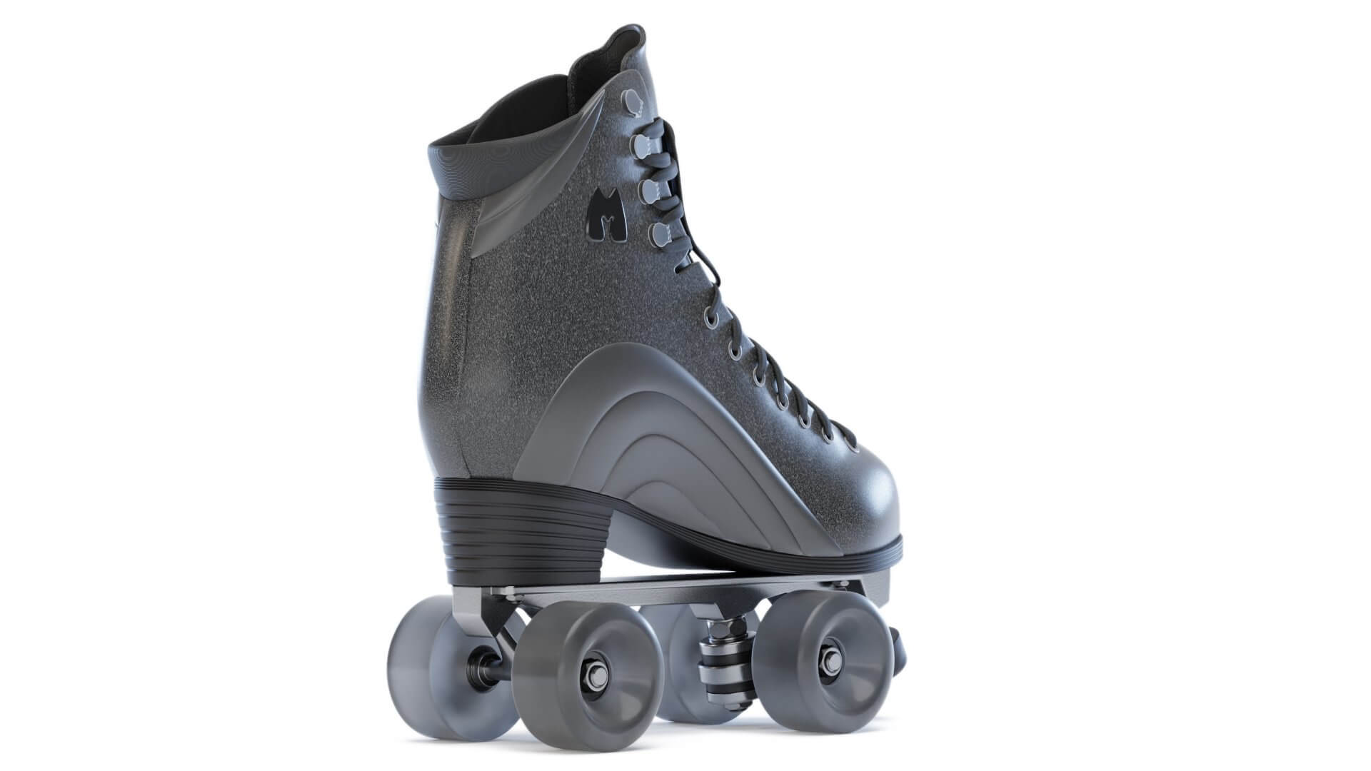 Moxi Rainbow Rider Roller Skates Monochrome - 3D Model by cagatay_cetin