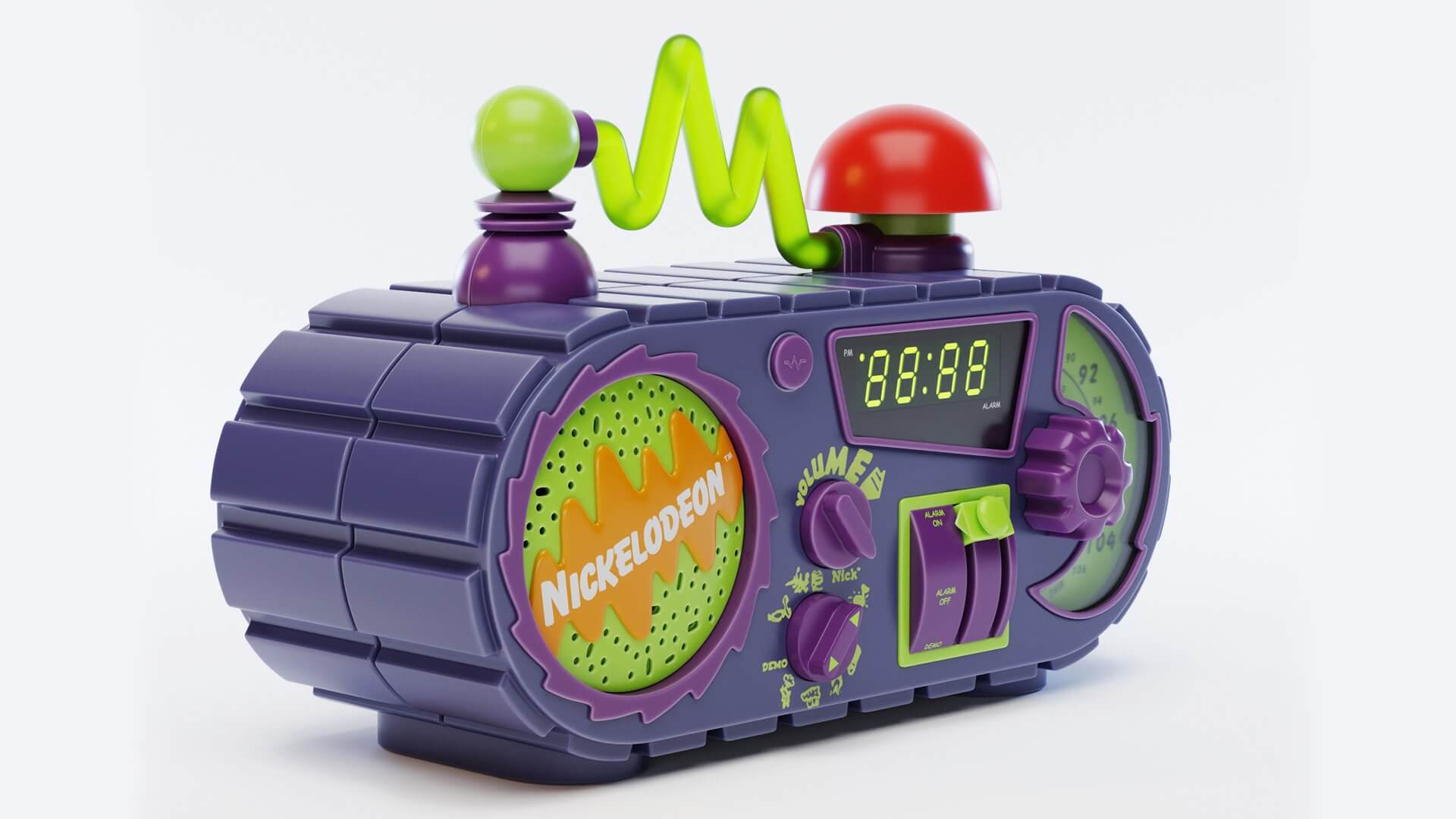 Nickelodeon Time Blaster Alarm Clock Radio - 3D Model by cagatay_cetin