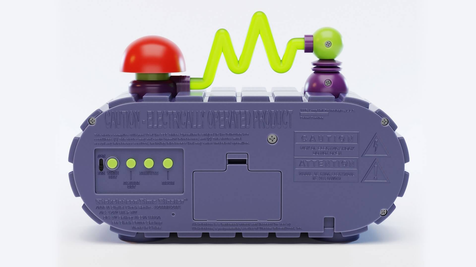 Nickelodeon Time Blaster Alarm Clock Radio - 3D Model by cagatay_cetin