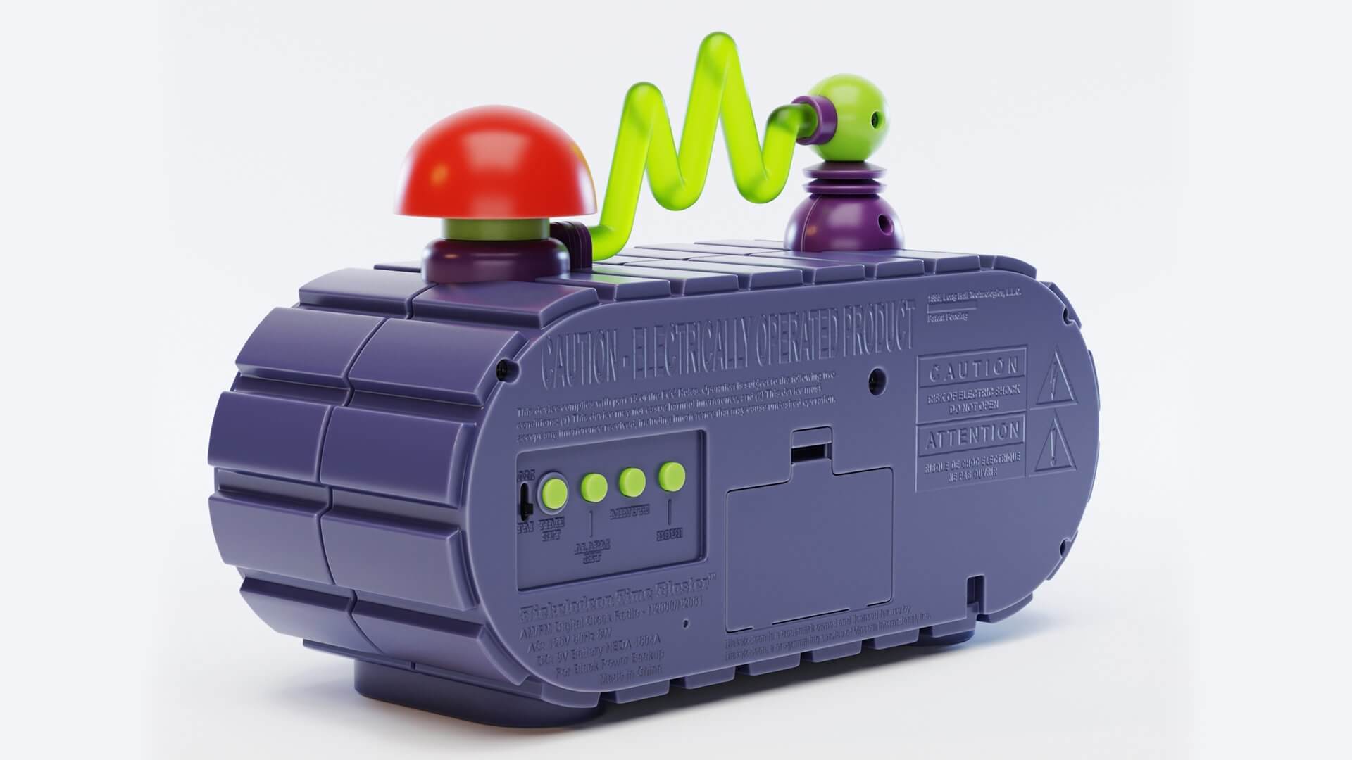 Nickelodeon Time Blaster Alarm Clock Radio - 3D Model by cagatay_cetin