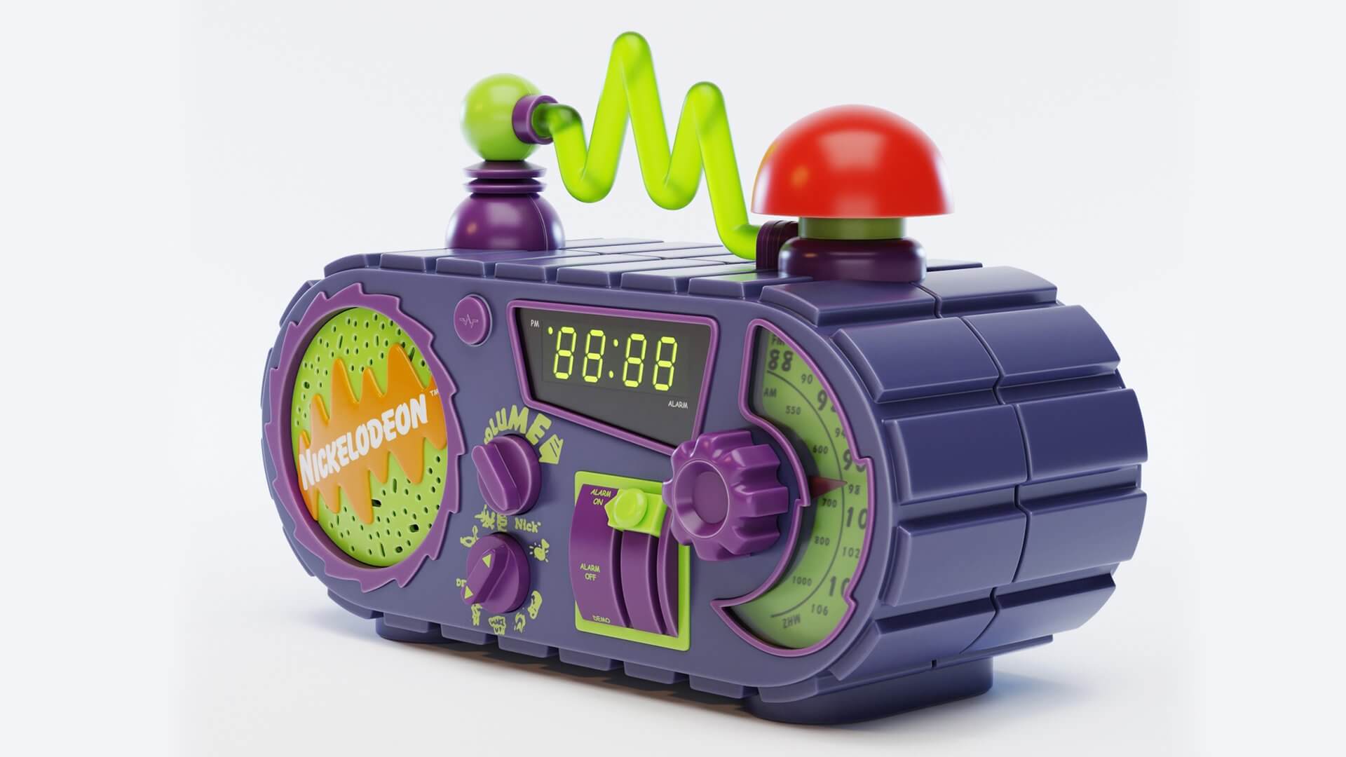Nickelodeon Time Blaster Alarm Clock Radio - 3D Model by cagatay_cetin