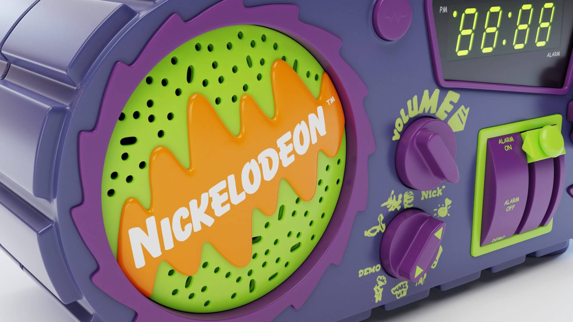 Nickelodeon Time Blaster Alarm Clock Radio - 3D Model by cagatay_cetin