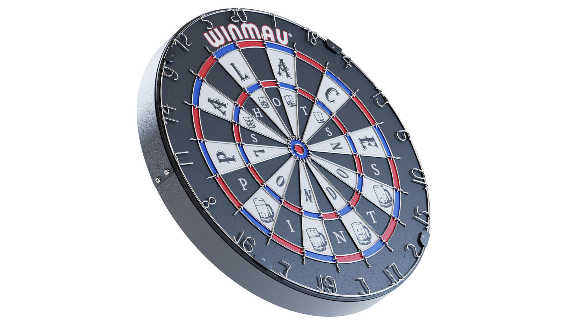 Palace X Winmau Dartboard - 3D Model by cagatay_cetin