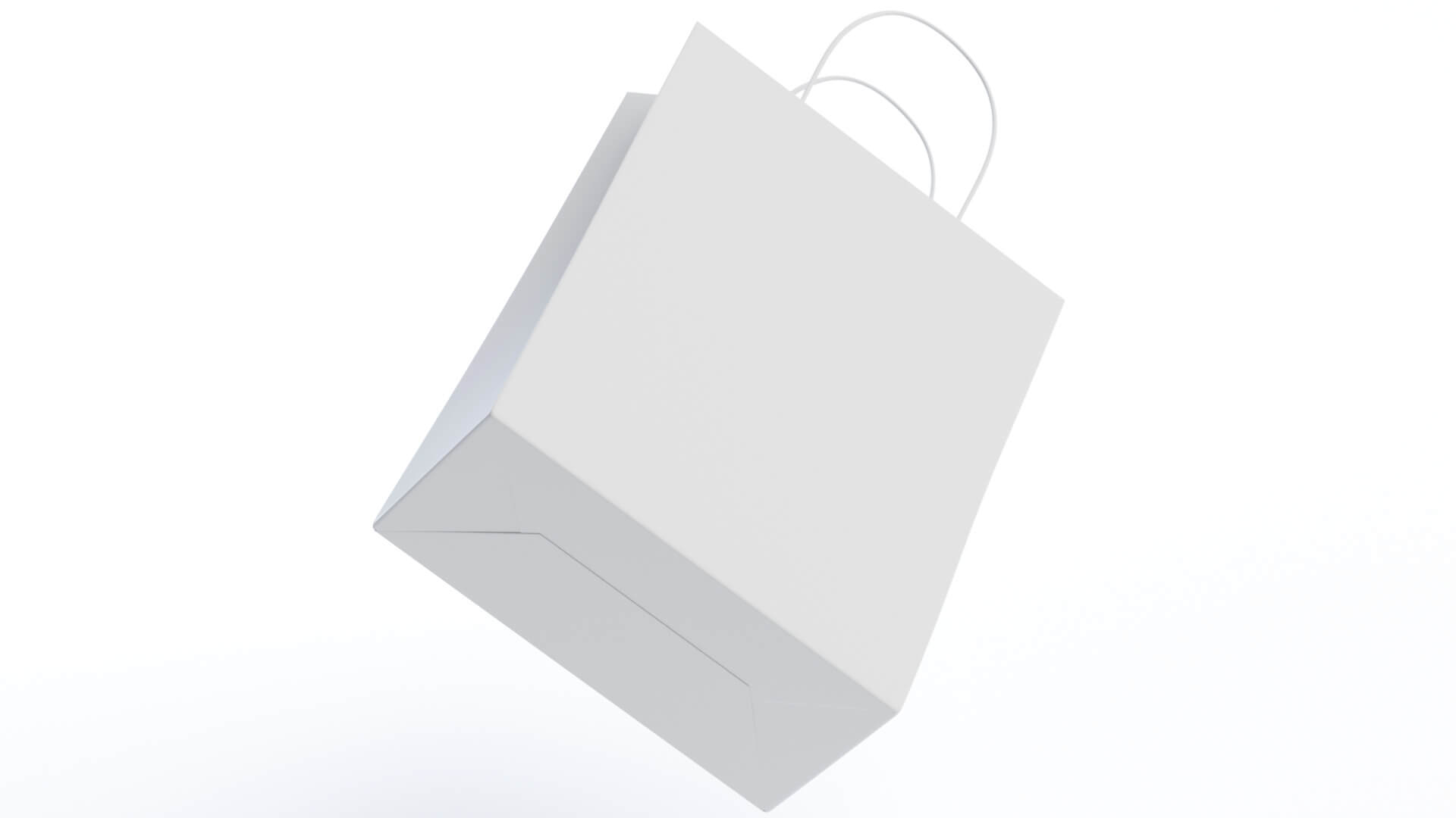 White Paper Bag - 3D Model by cagatay_cetin