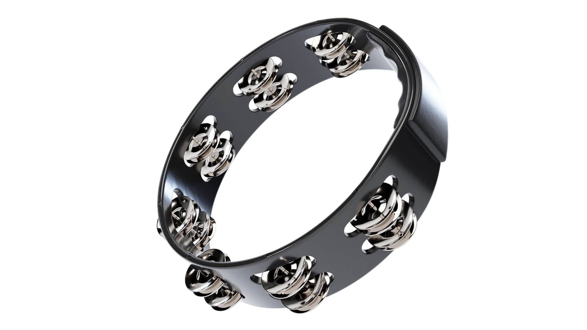 Pearl Headless Tambourine - 3D Model by cagatay_cetin