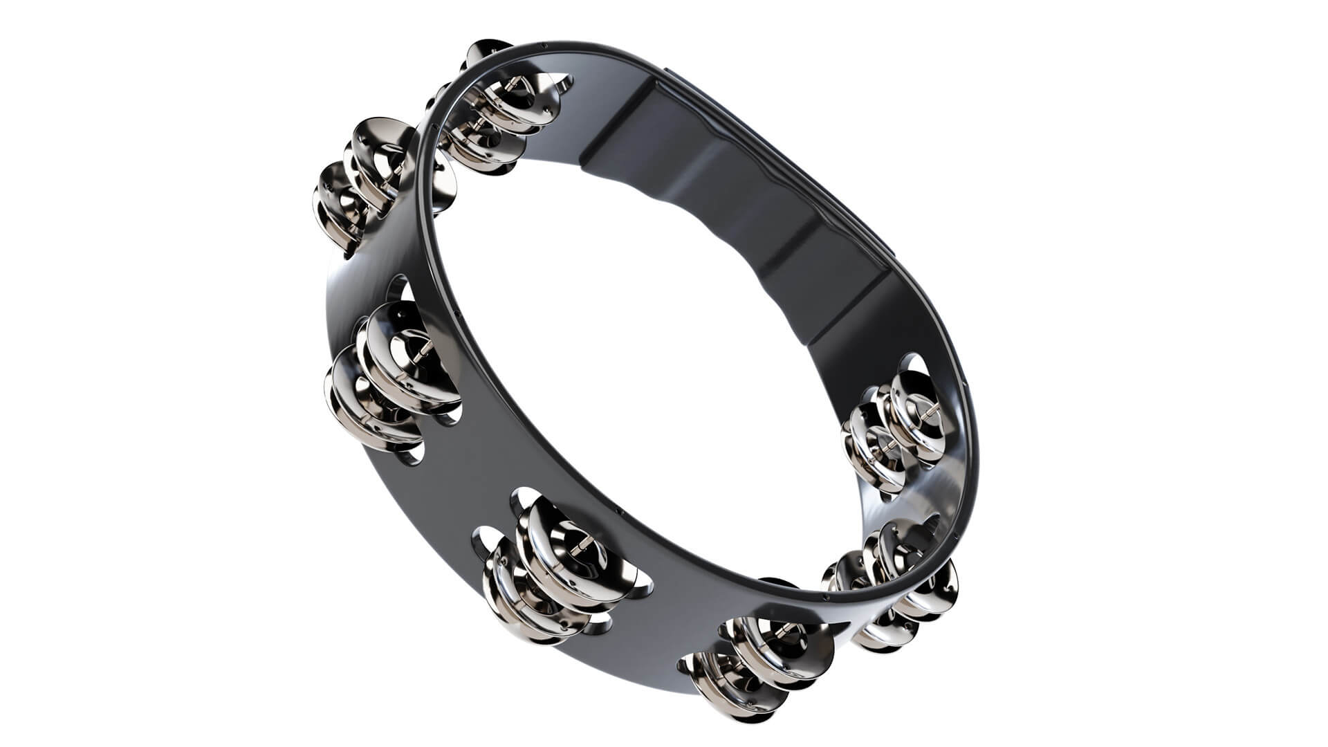 Pearl Headless Tambourine - 3D Model by cagatay_cetin