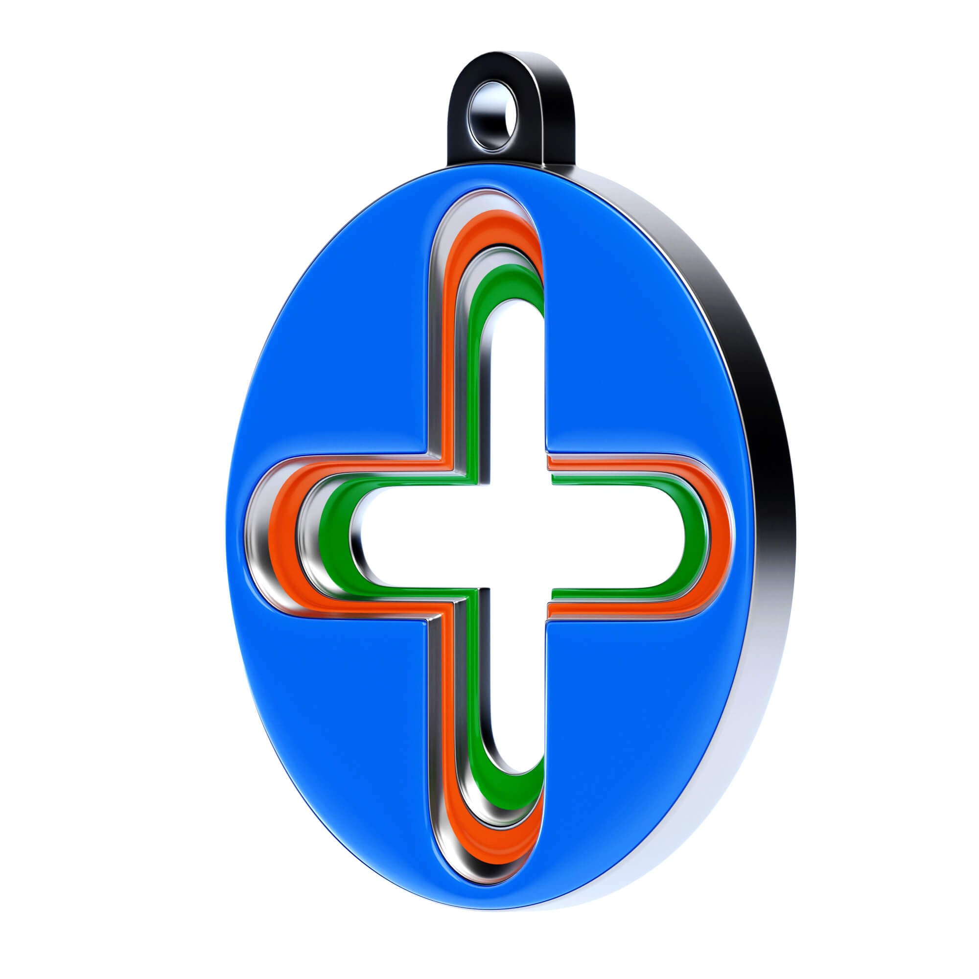 Plus Pendant - 3D Model by cagatay_cetin
