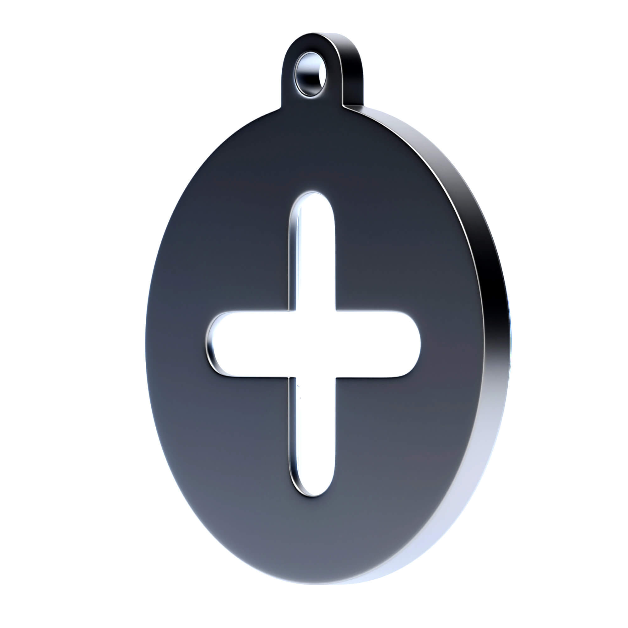 Plus Pendant - 3D Model by cagatay_cetin