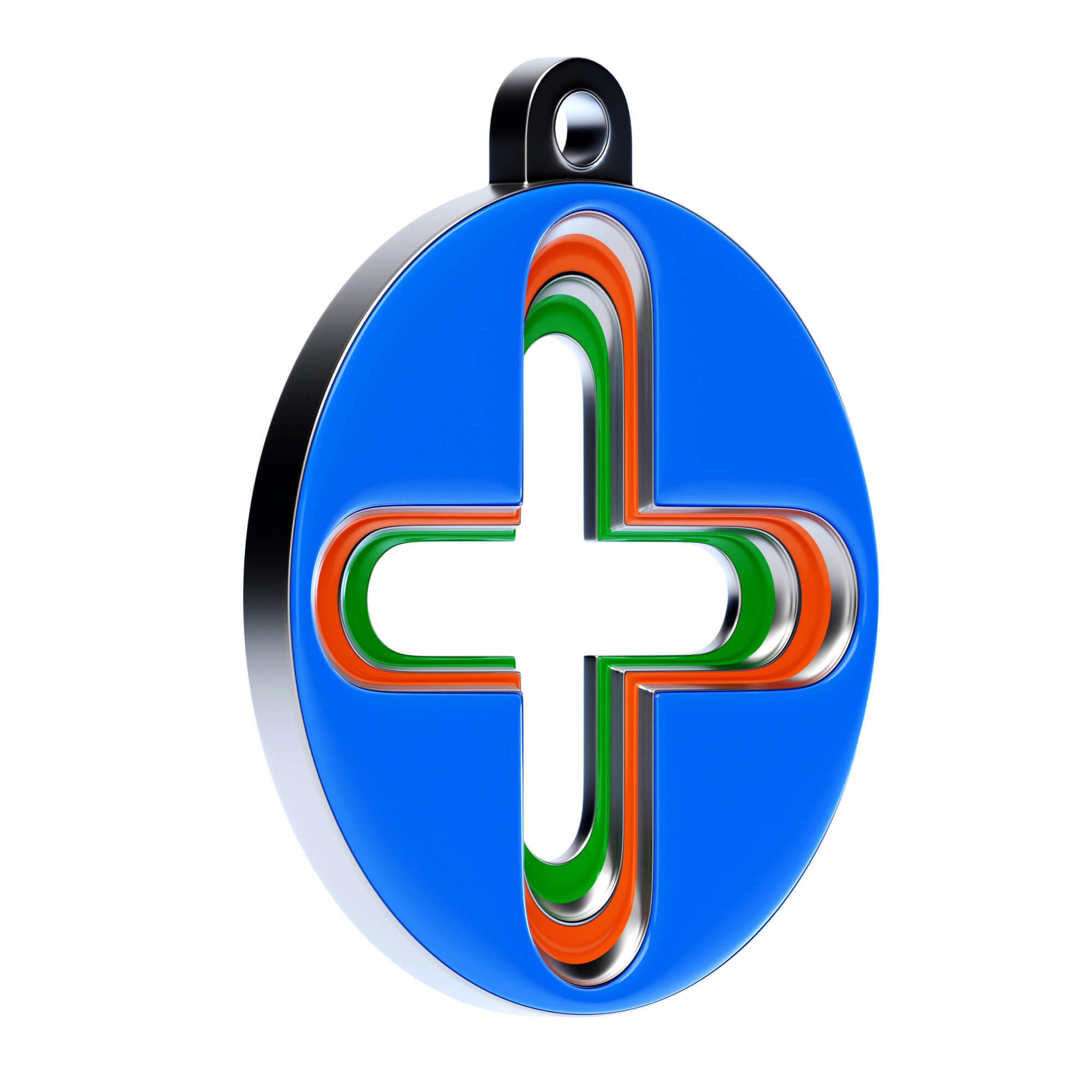 Plus Pendant - 3D Model by cagatay_cetin