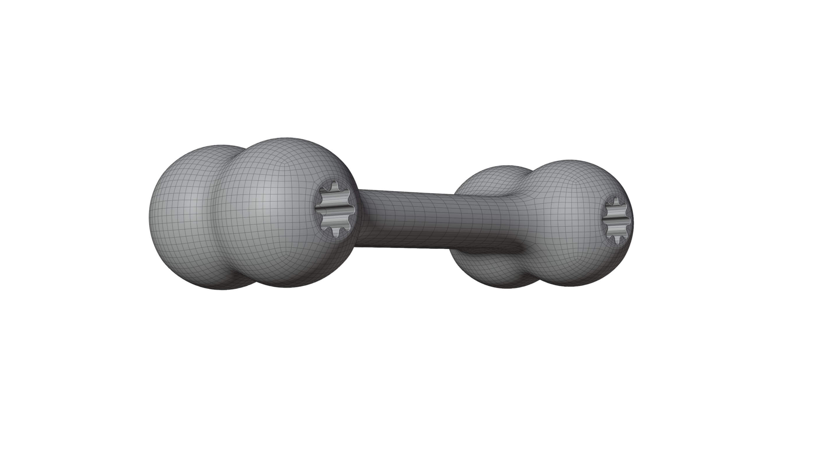 Rubber Bone Toy - 3D Model by cagatay_cetin