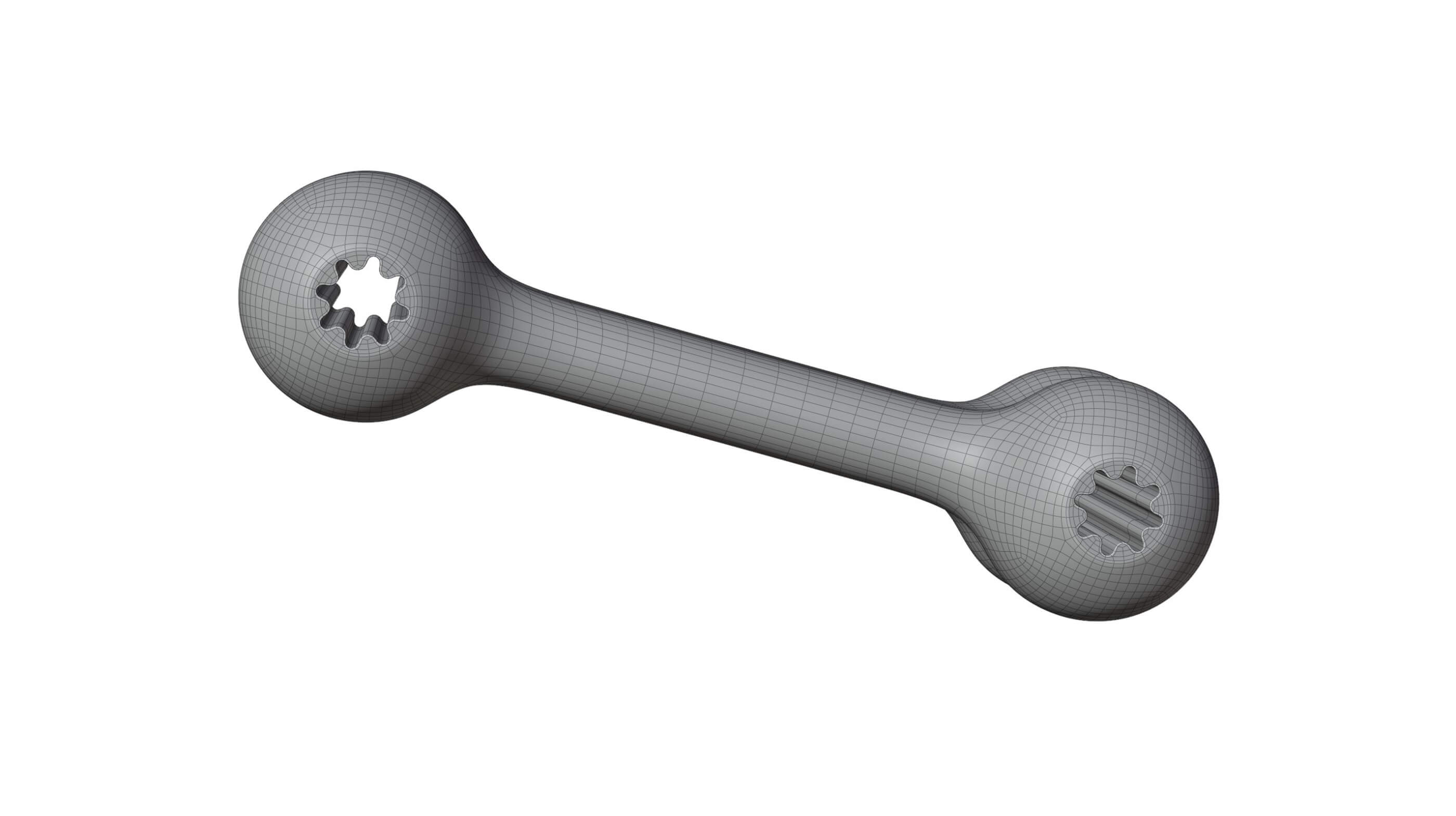 Rubber Bone Toy - 3D Model by cagatay_cetin