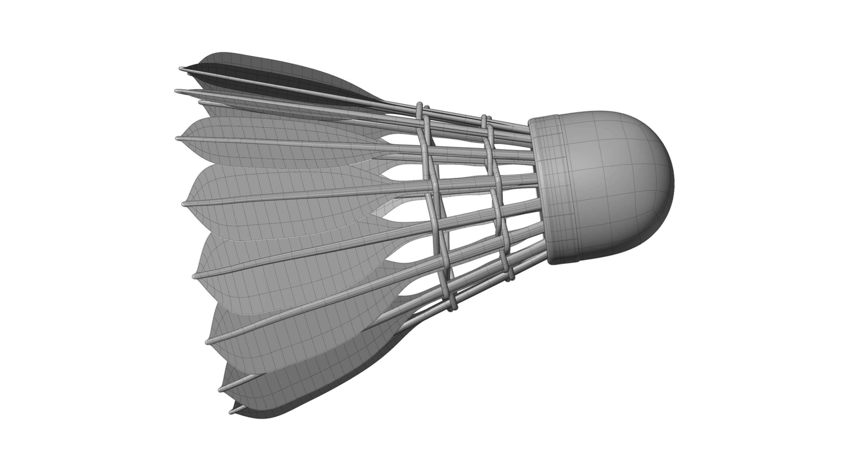 Shuttlecock - 3D Model by cagatay_cetin