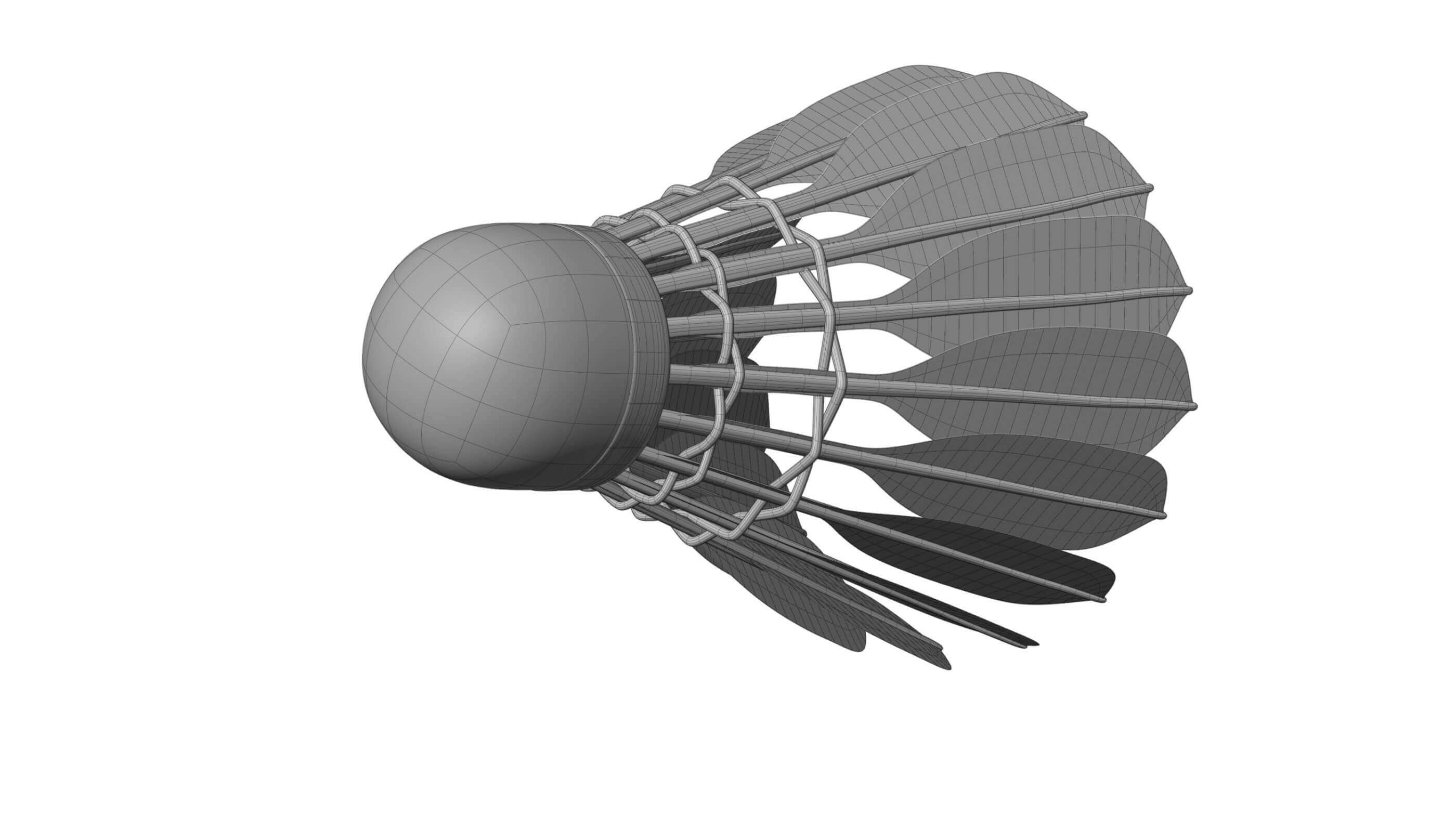 Shuttlecock - 3D Model by cagatay_cetin