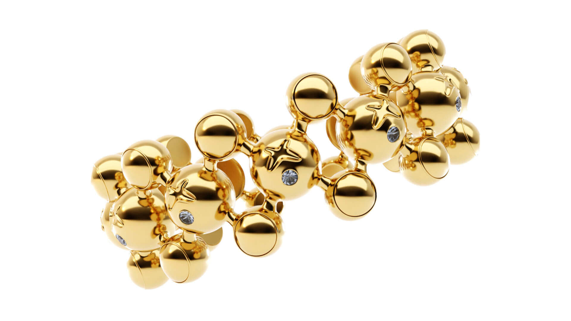 Sphere Legs Bracelet - 3D Model by cagatay_cetin