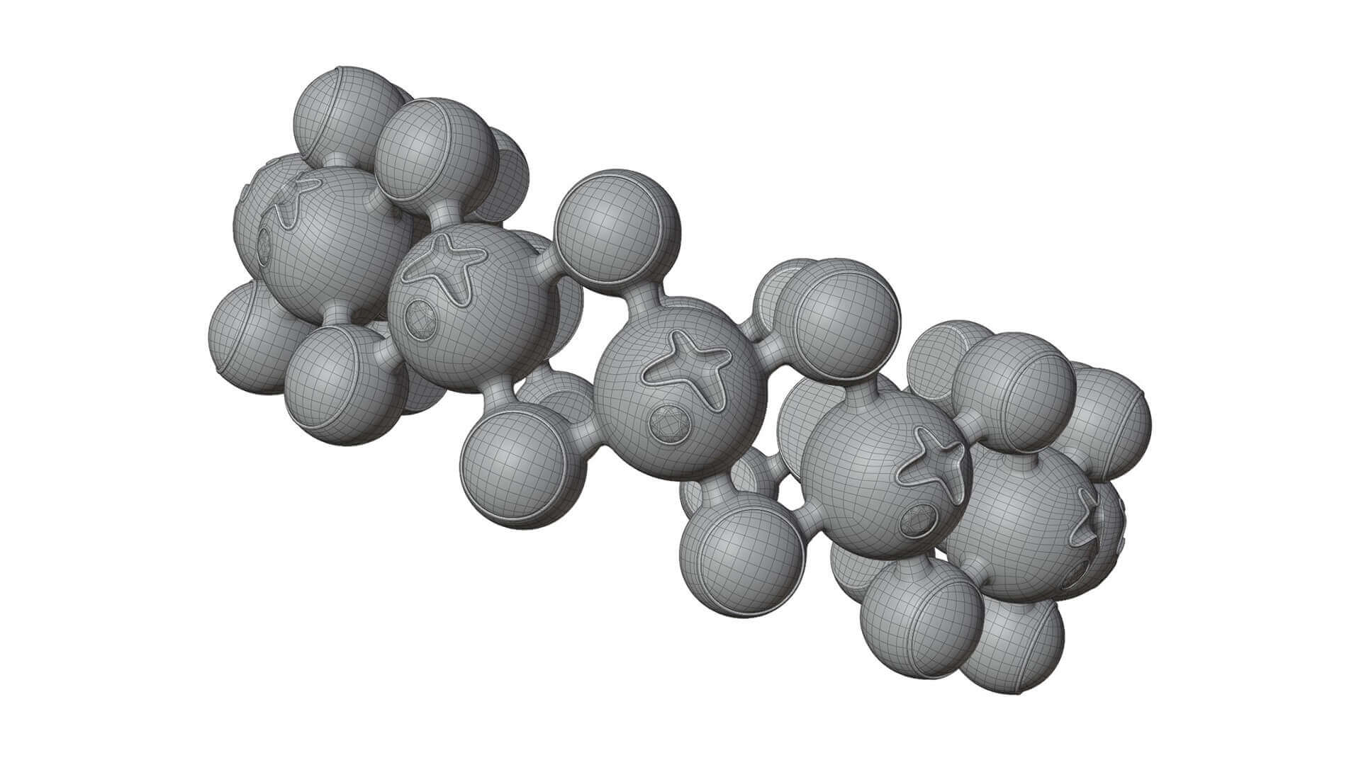 Sphere Legs Bracelet - 3D Model by cagatay_cetin