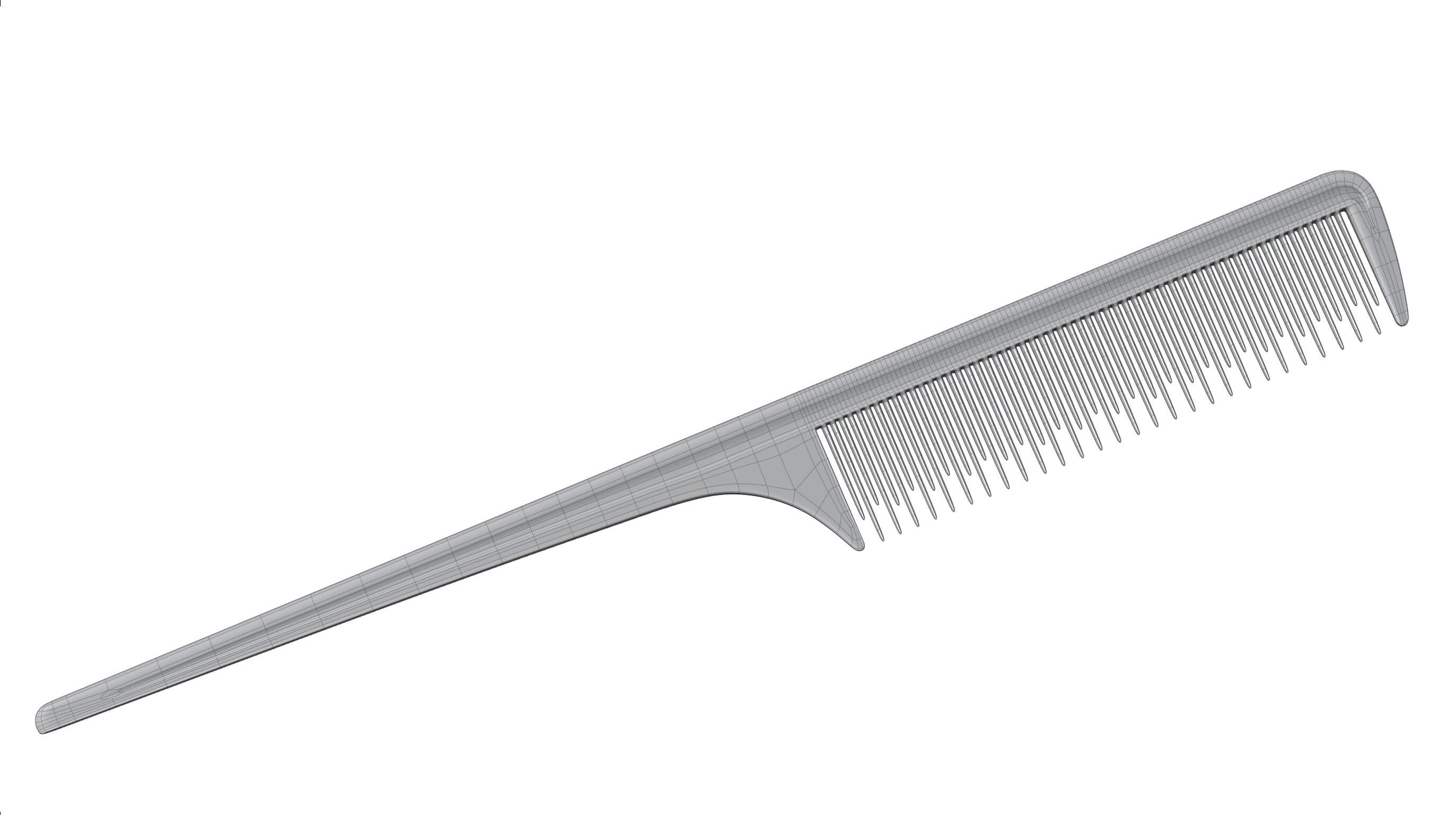 Tail Comb - 3D Model by cagatay_cetin