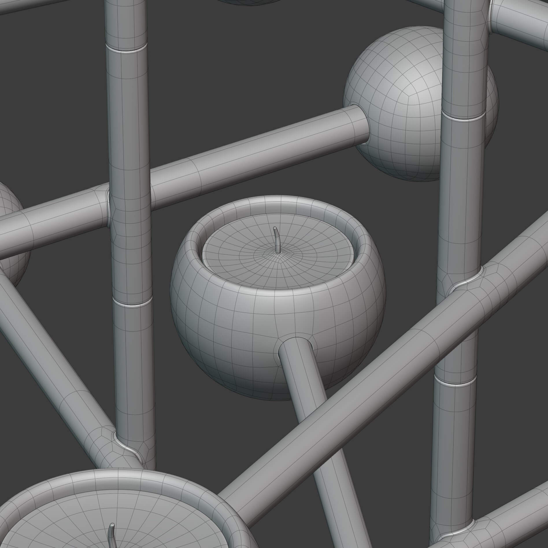 Teluria Candelabra - 3D Model by cagatay_cetin