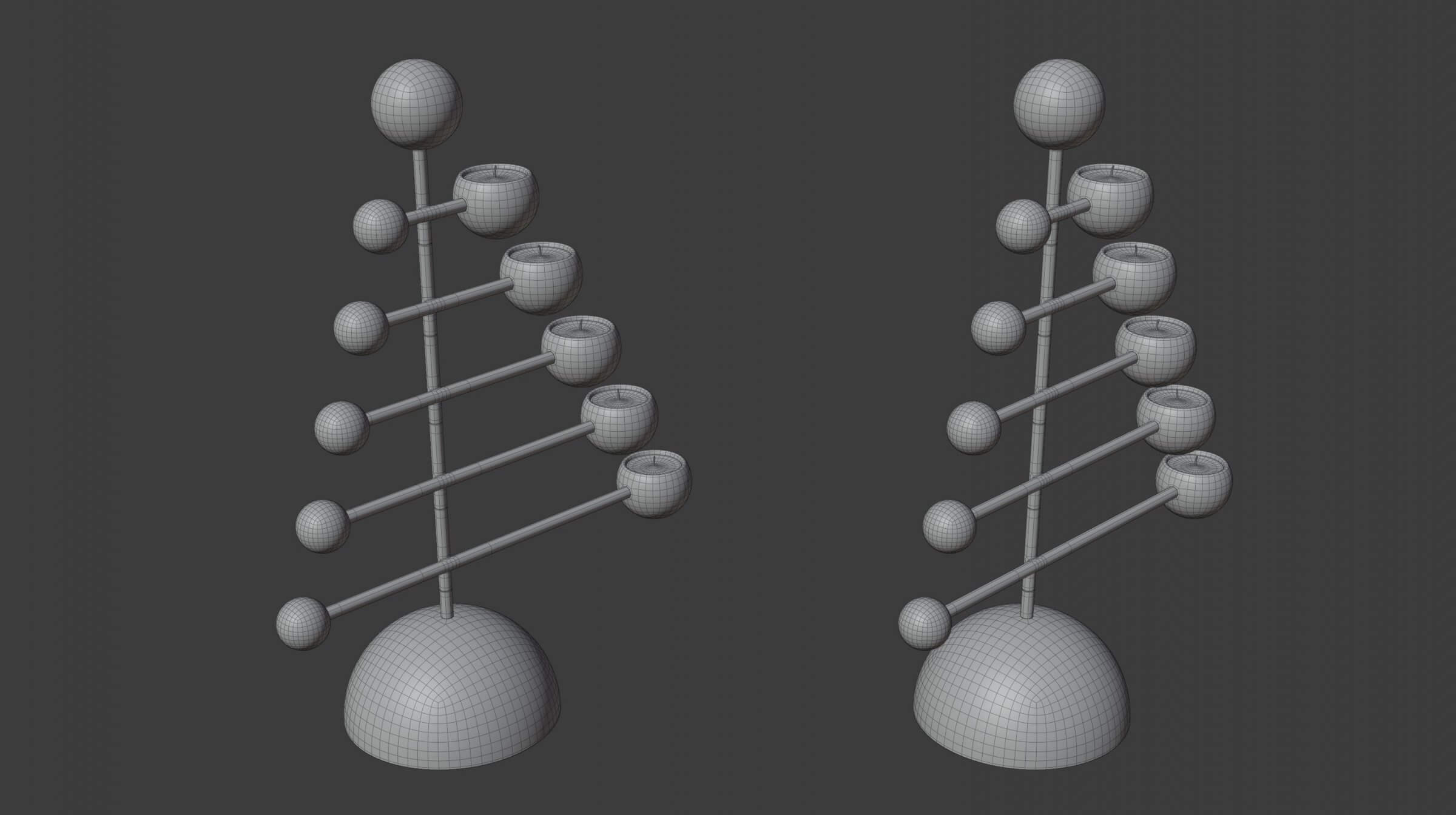 Teluria Candelabra - 3D Model by cagatay_cetin