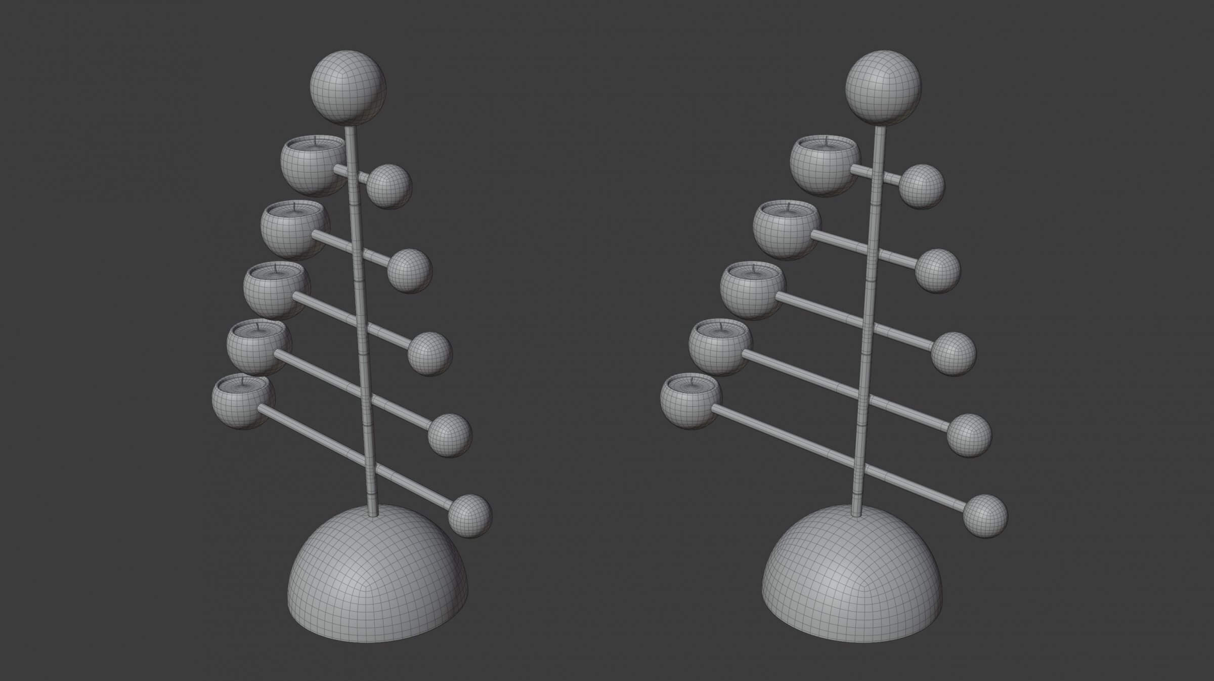 Teluria Candelabra - 3D Model by cagatay_cetin