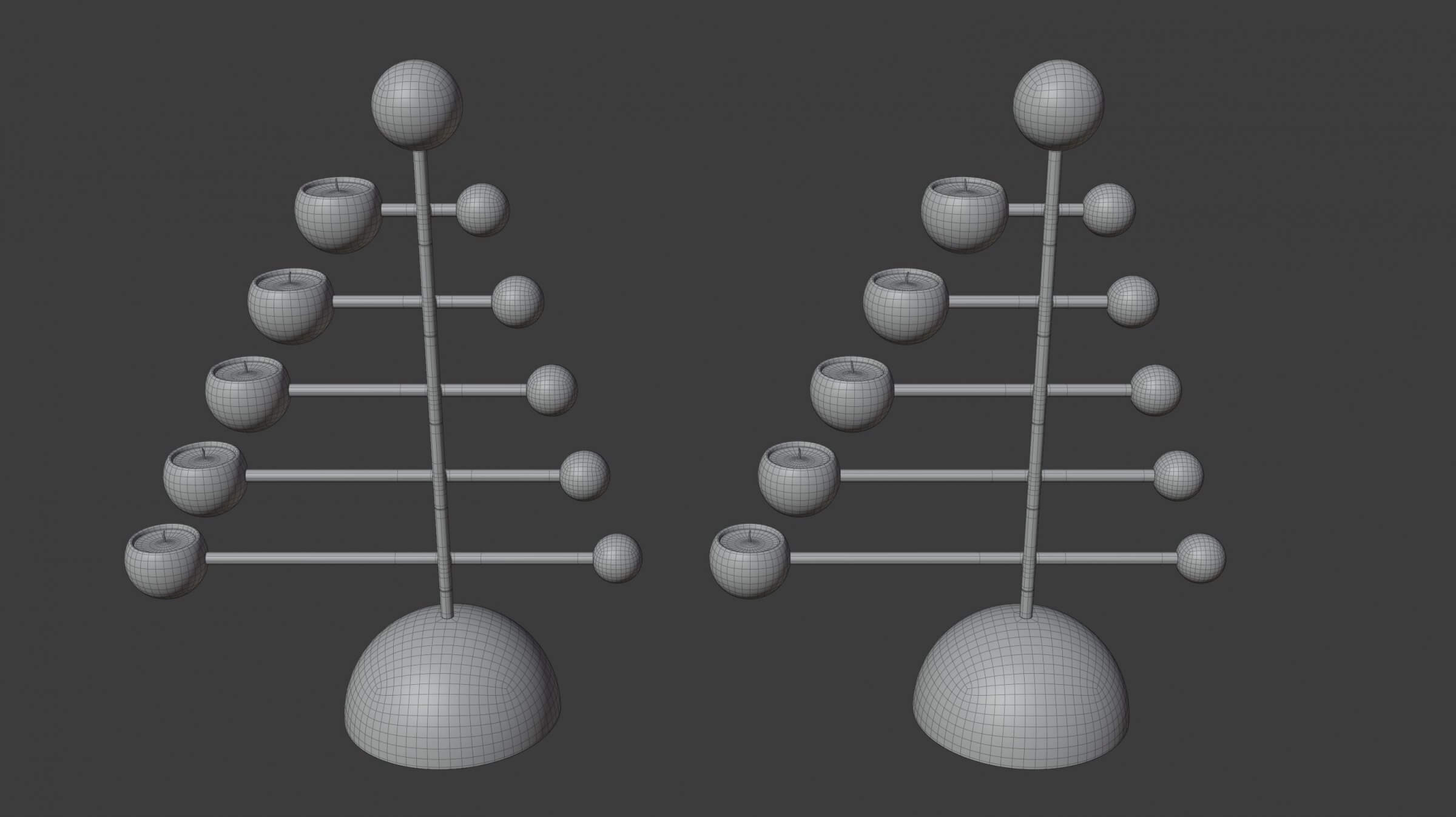 Teluria Candelabra - 3D Model by cagatay_cetin