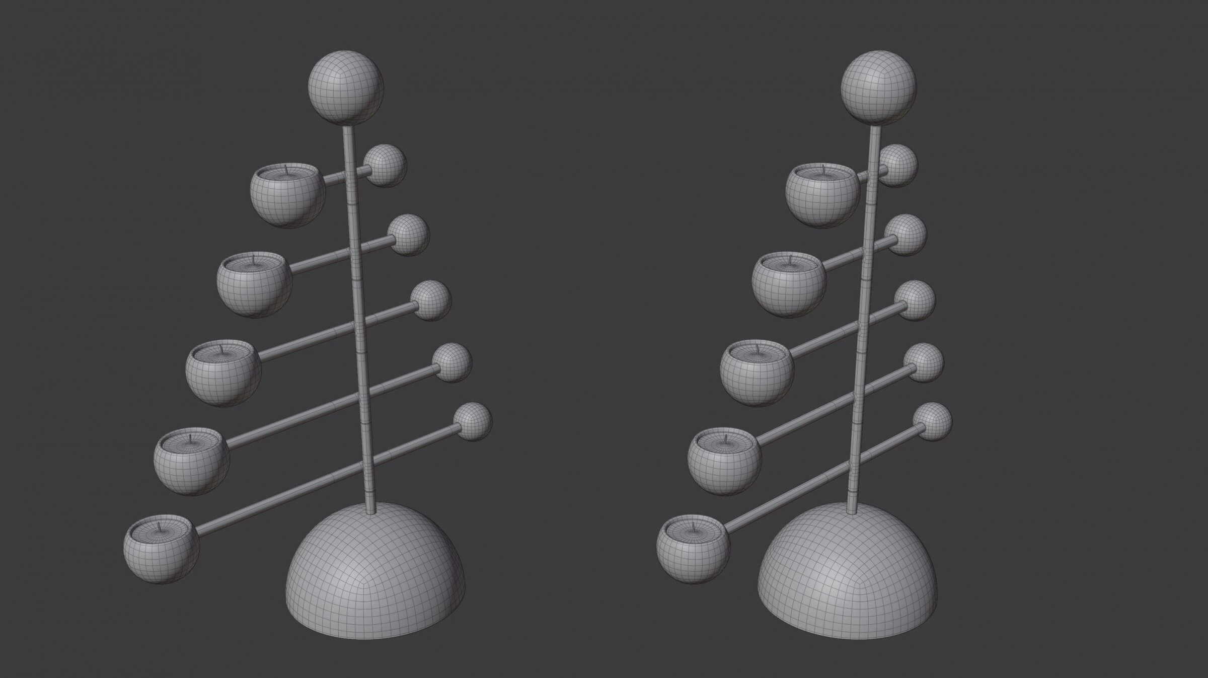 Teluria Candelabra - 3D Model by cagatay_cetin